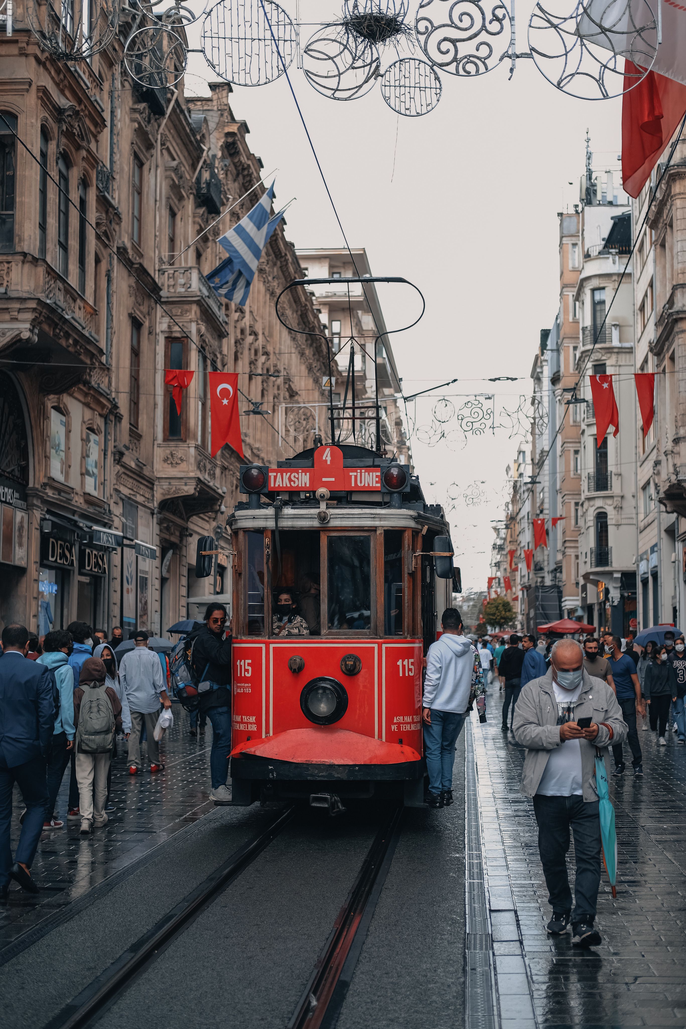 Old Fashioned Tram on a Street in a City · Free Stock Photo