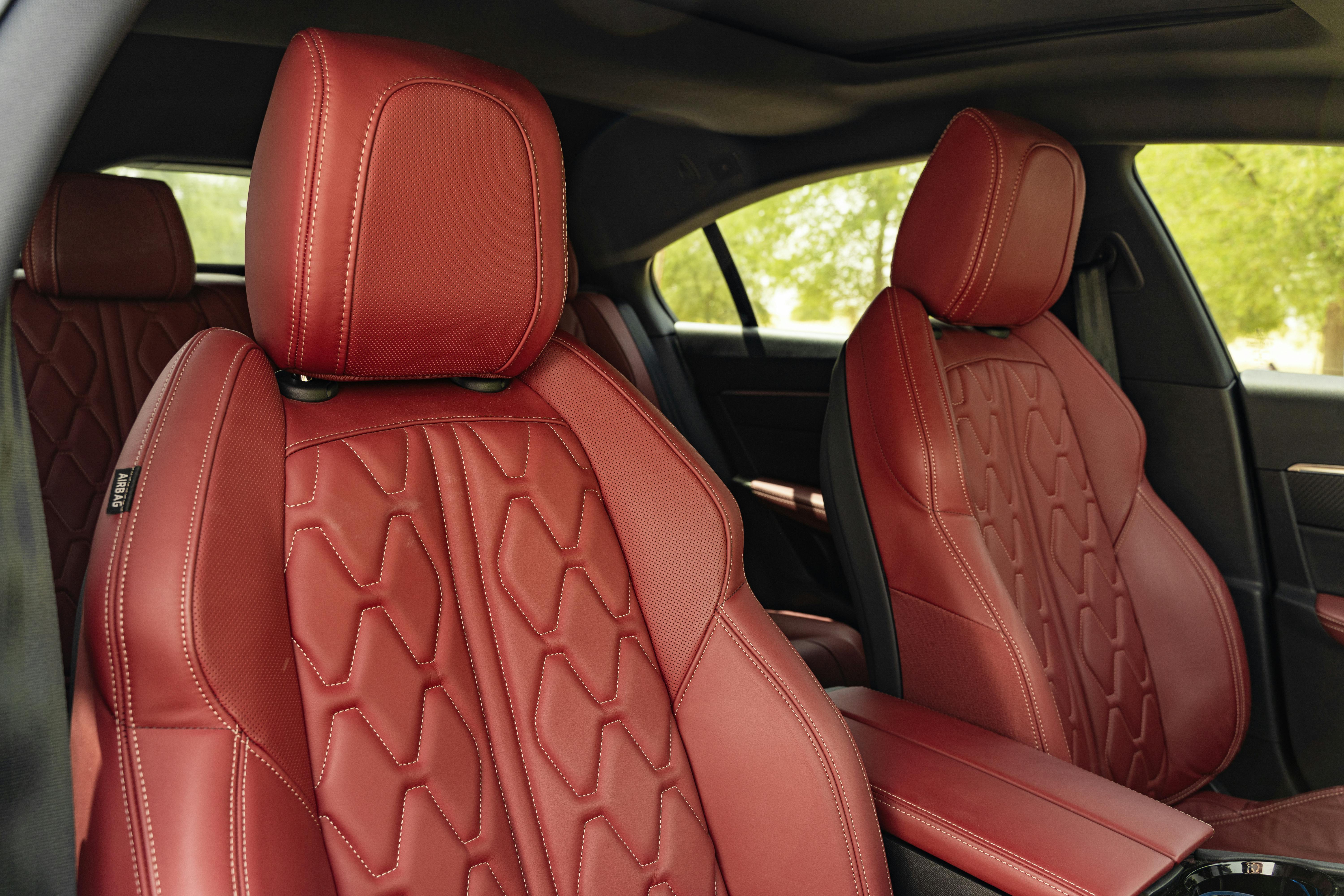 A Car with Red Leather Seat · Free Stock Photo