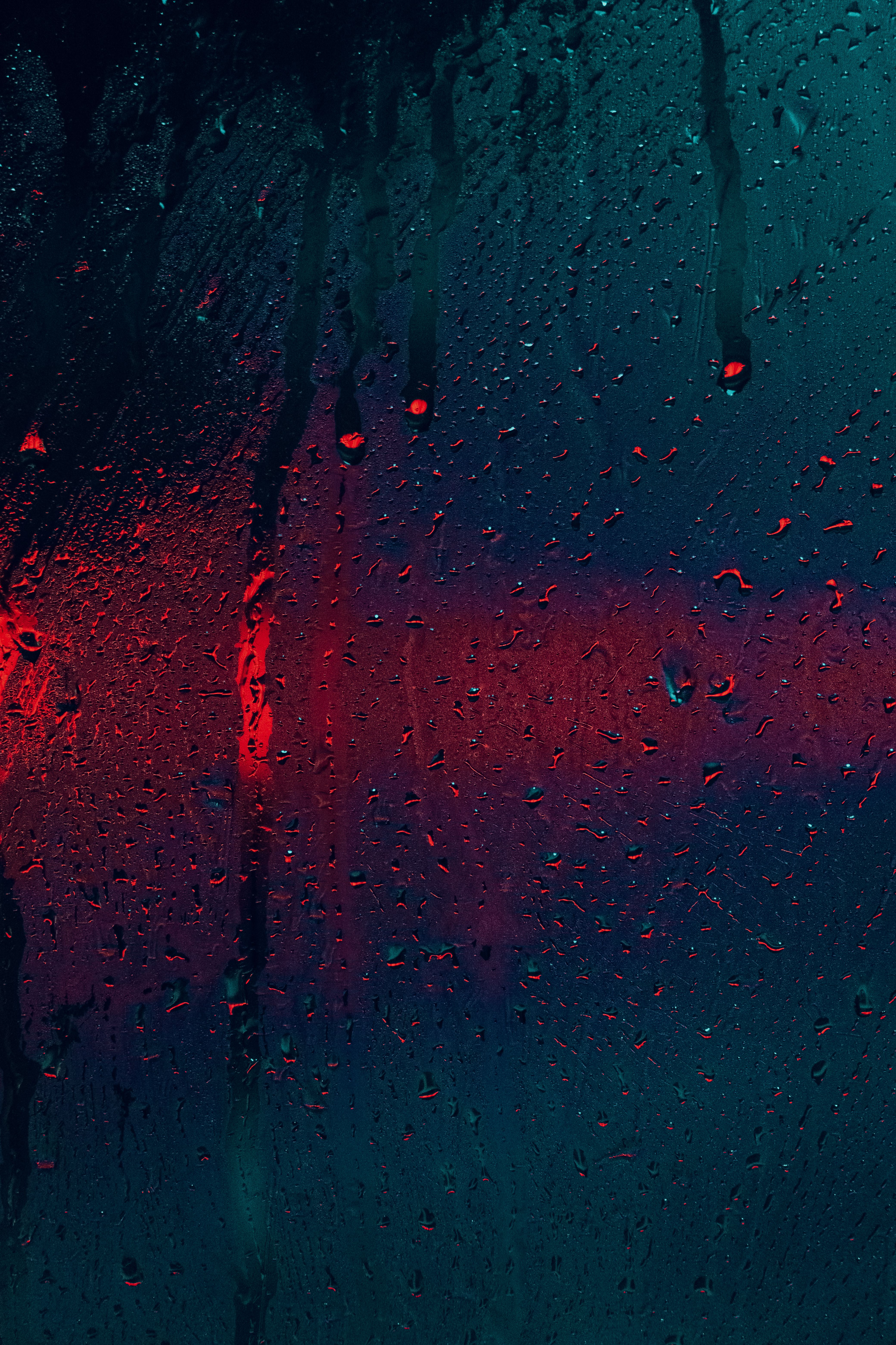 12 Hour Long Rain Droplets On A Window At Night Videos Photos, Download ...