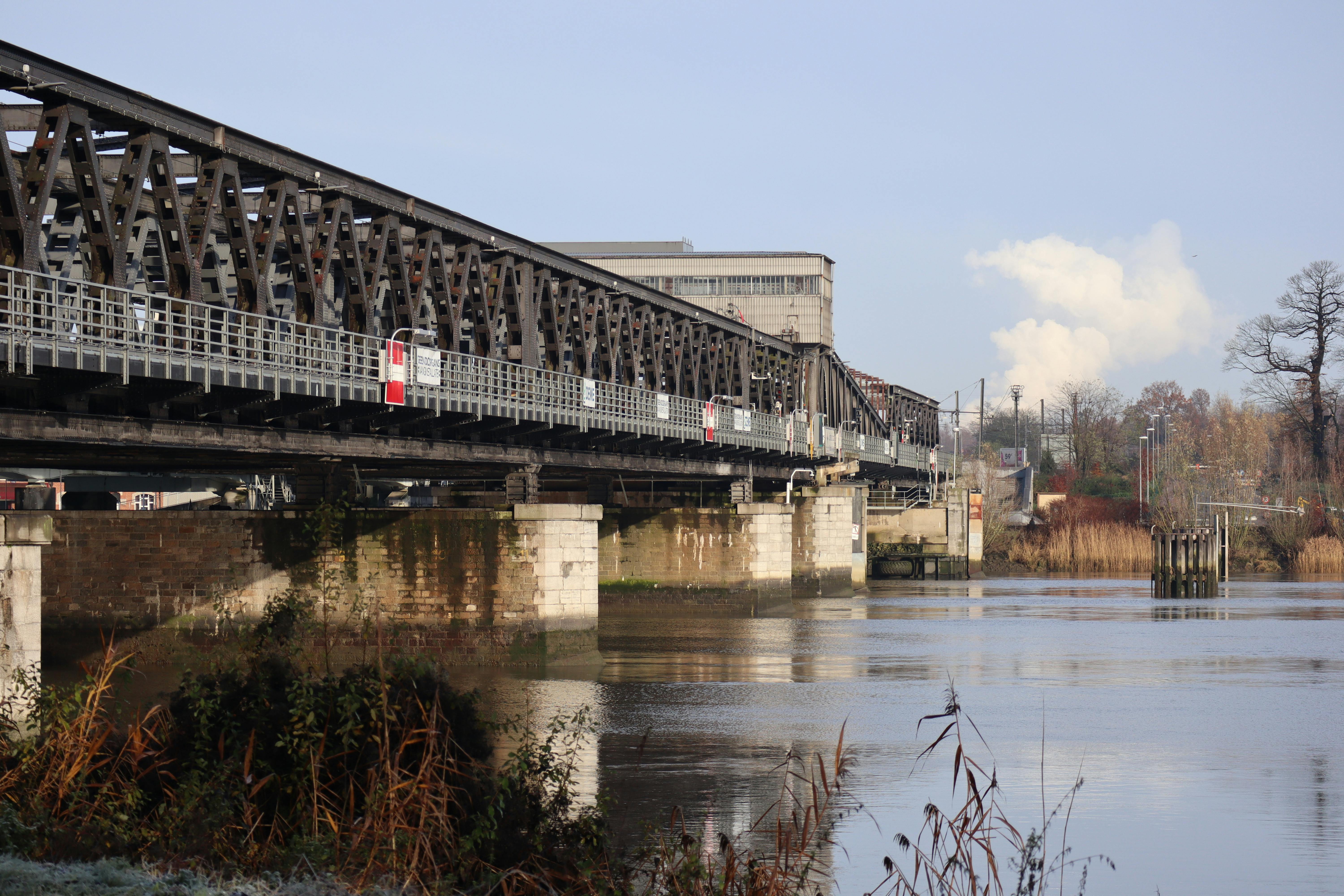 Steel Bridge Over River · Free Stock Photo
