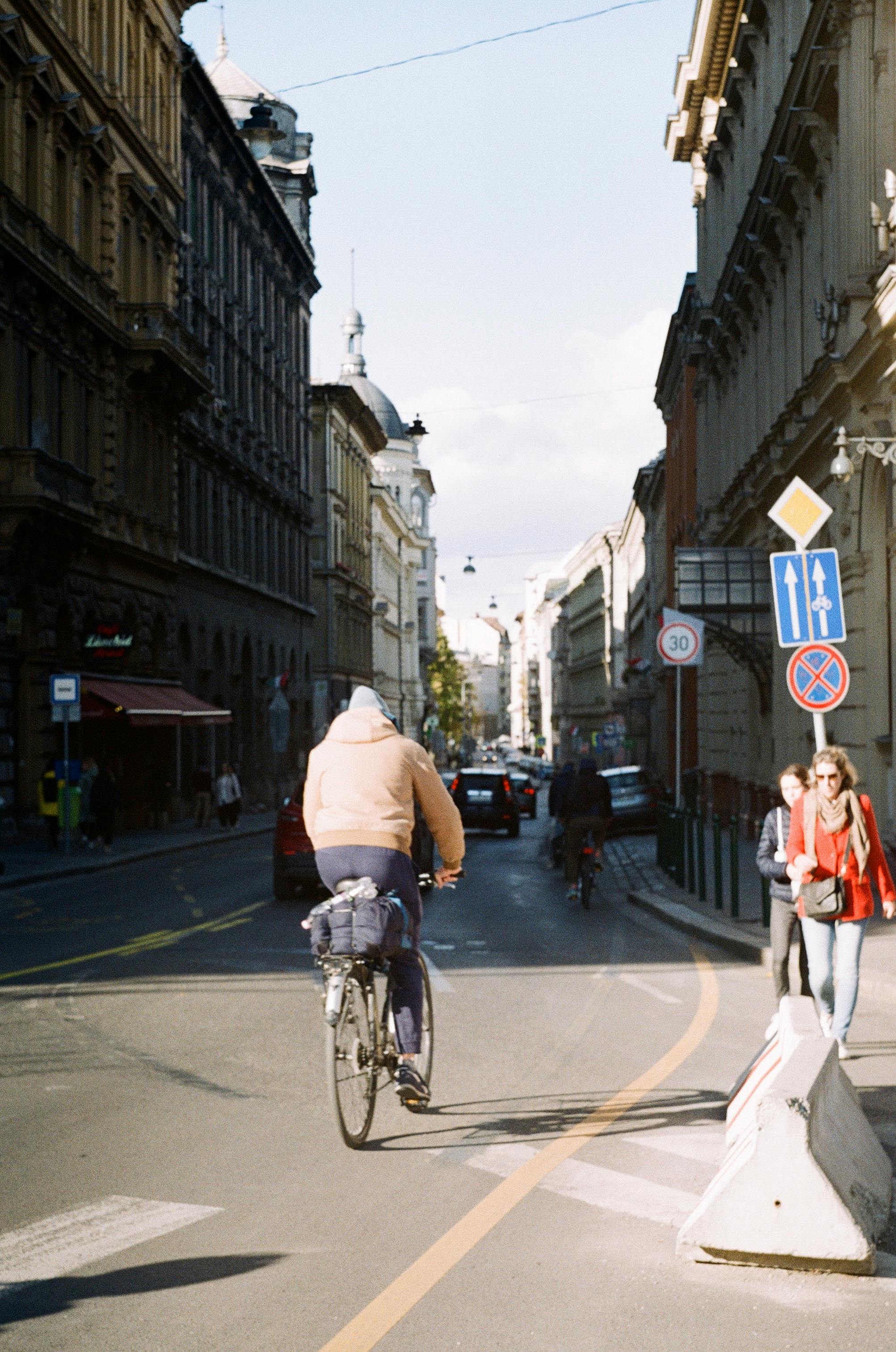 People Walking on Street in Town · Free Stock Photo