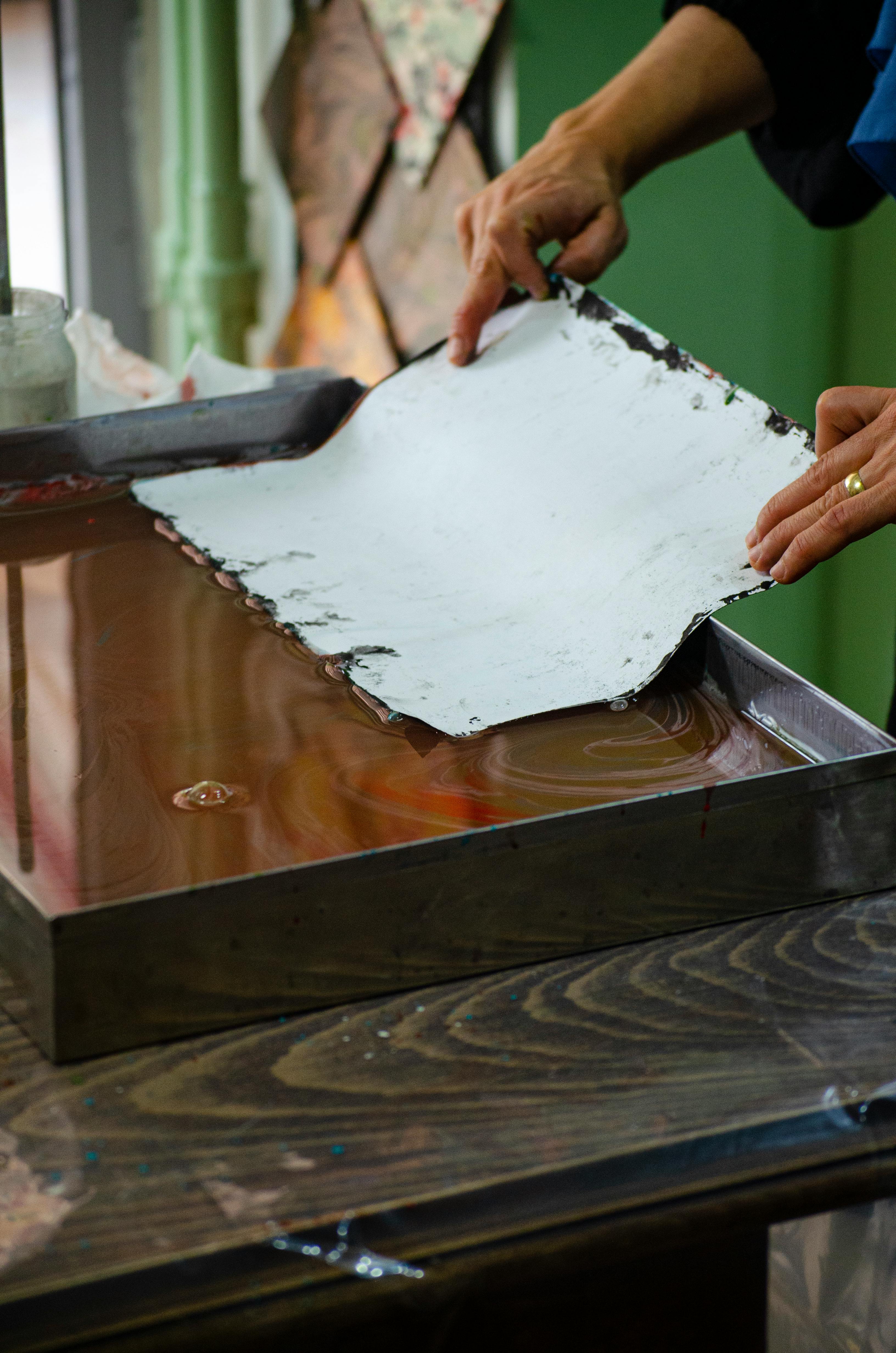Person Making Paper · Free Stock Photo