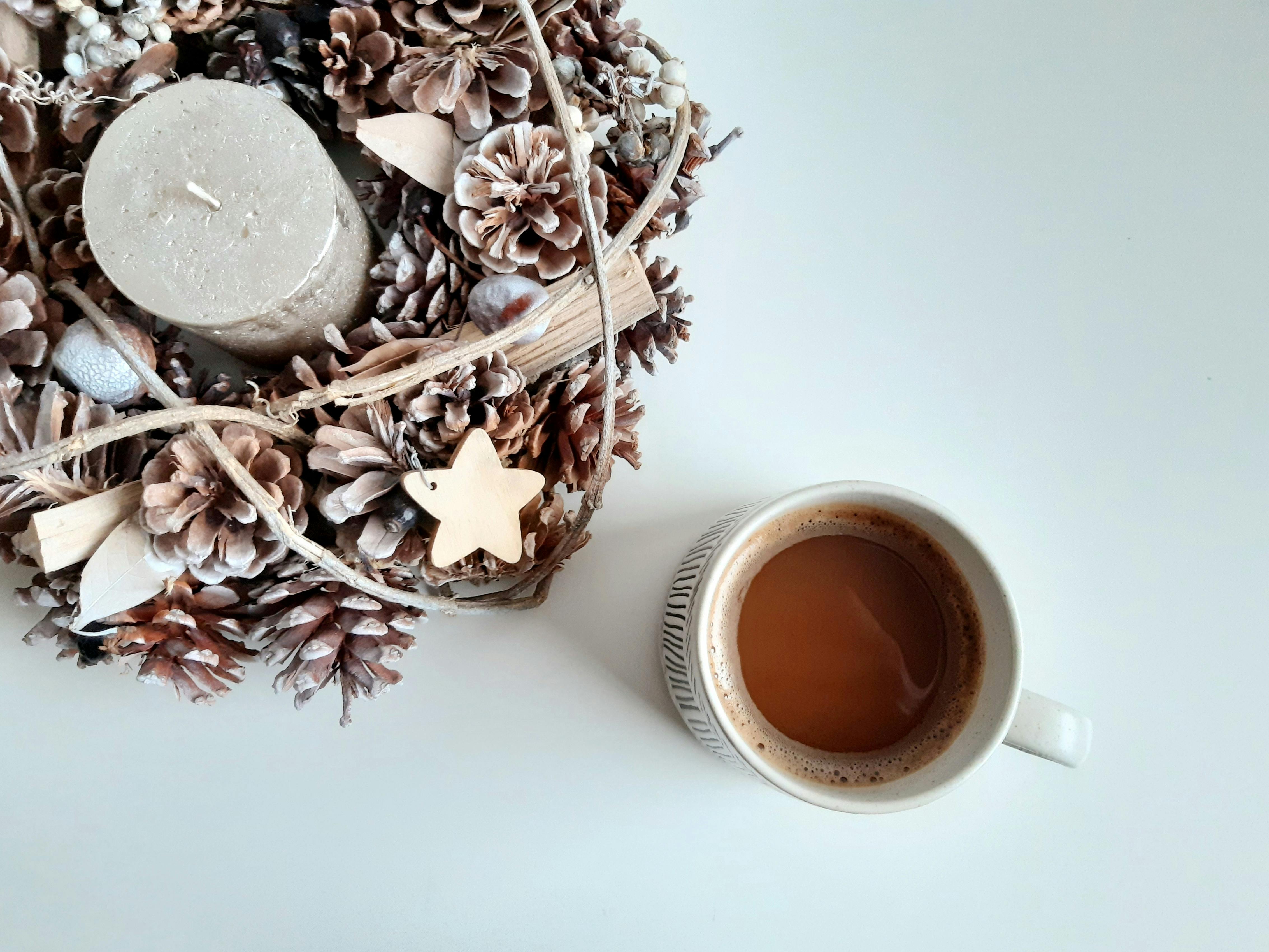 Silver Spoon Near Green Christmas Tree Indoors · Free Stock Photo