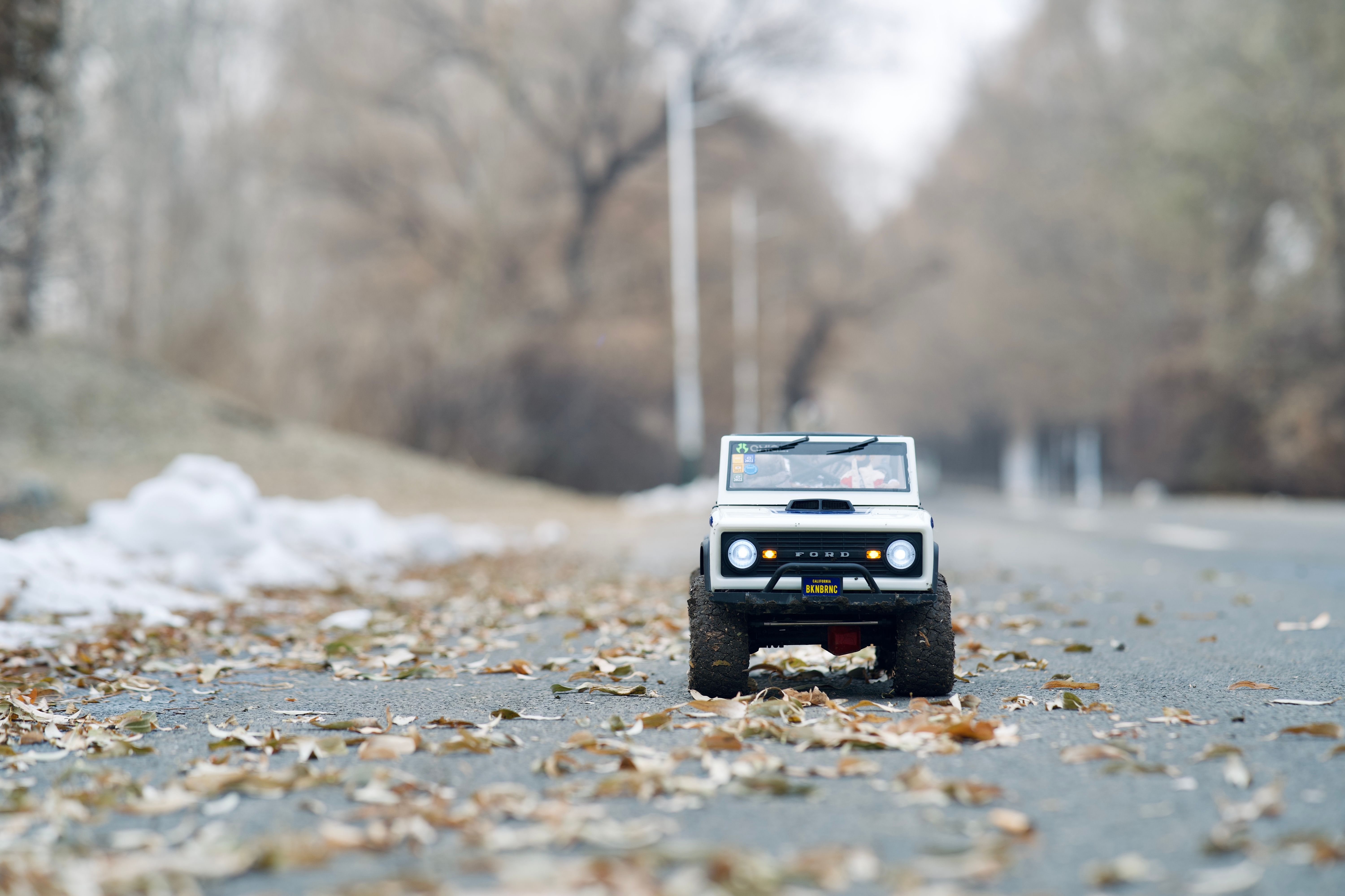 Close-Up Shot of a Toy Car on the Road · Free Stock Photo