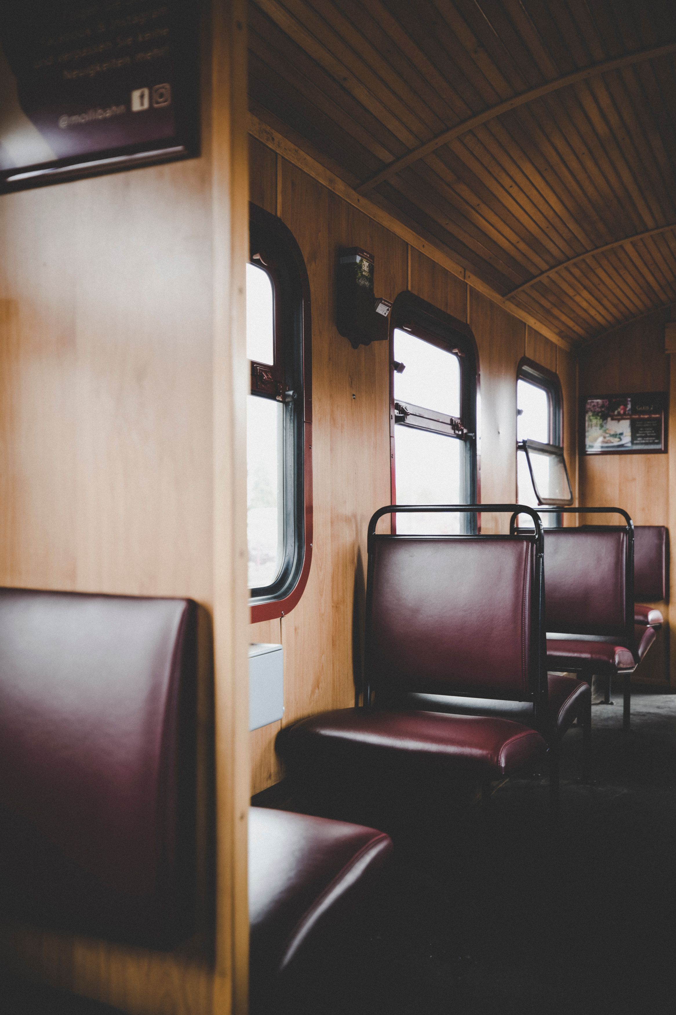 Empty Seats in a Train · Free Stock Photo