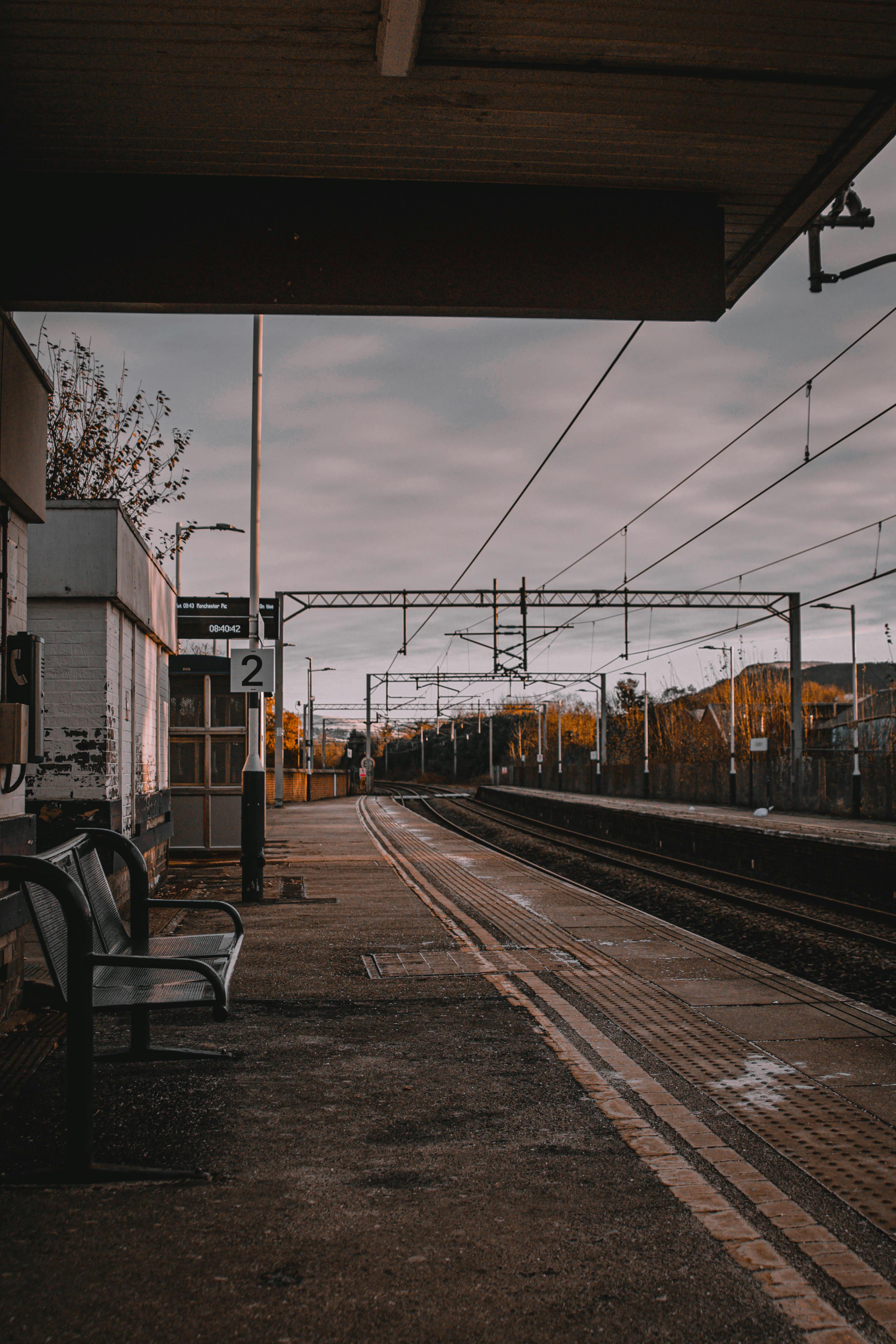 Photo of Empty Train Station Platform · Free Stock Photo Photo of Empty Train Station Platform · Free Stock Photo