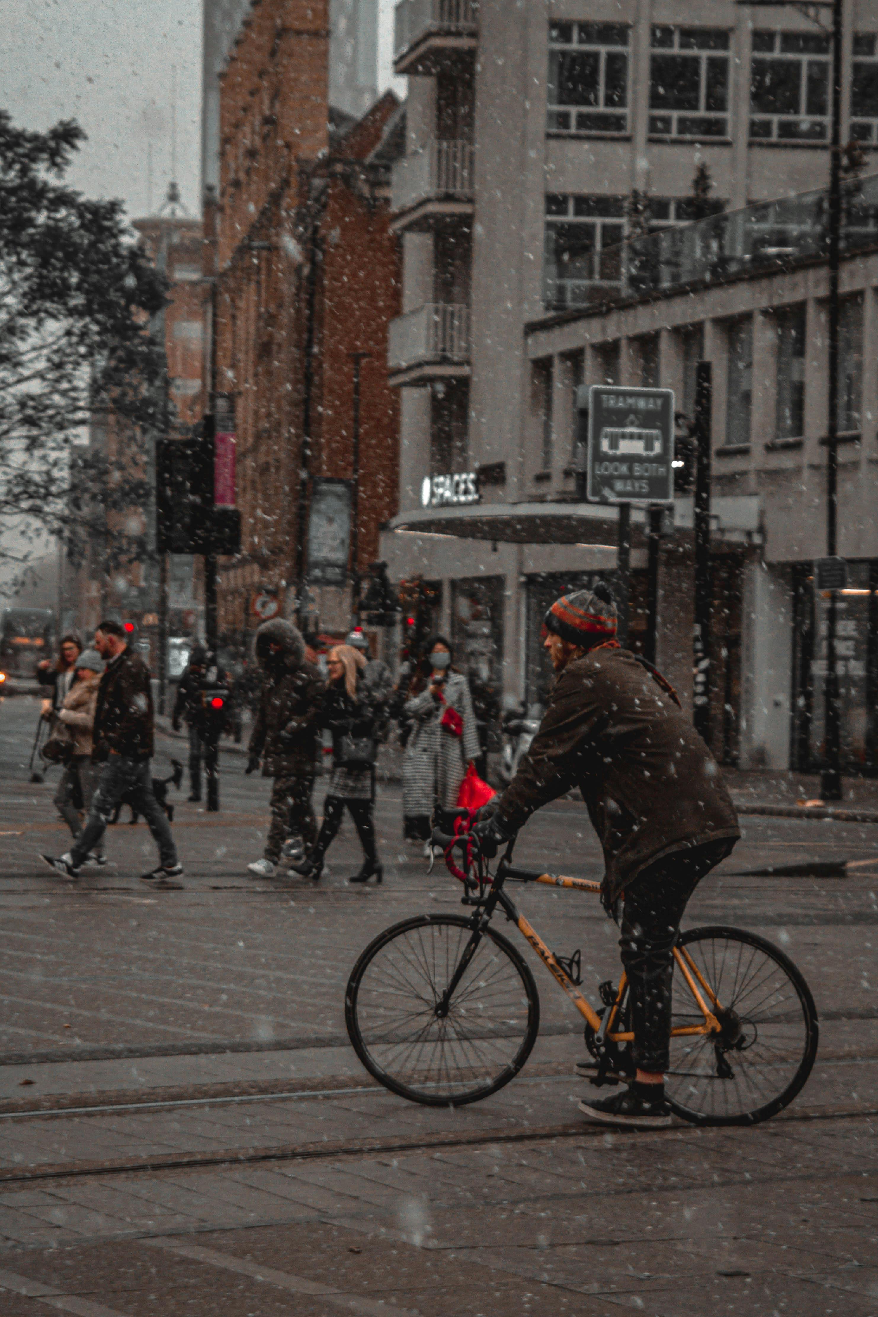 A Person Using Bicycle · Free Stock Photo