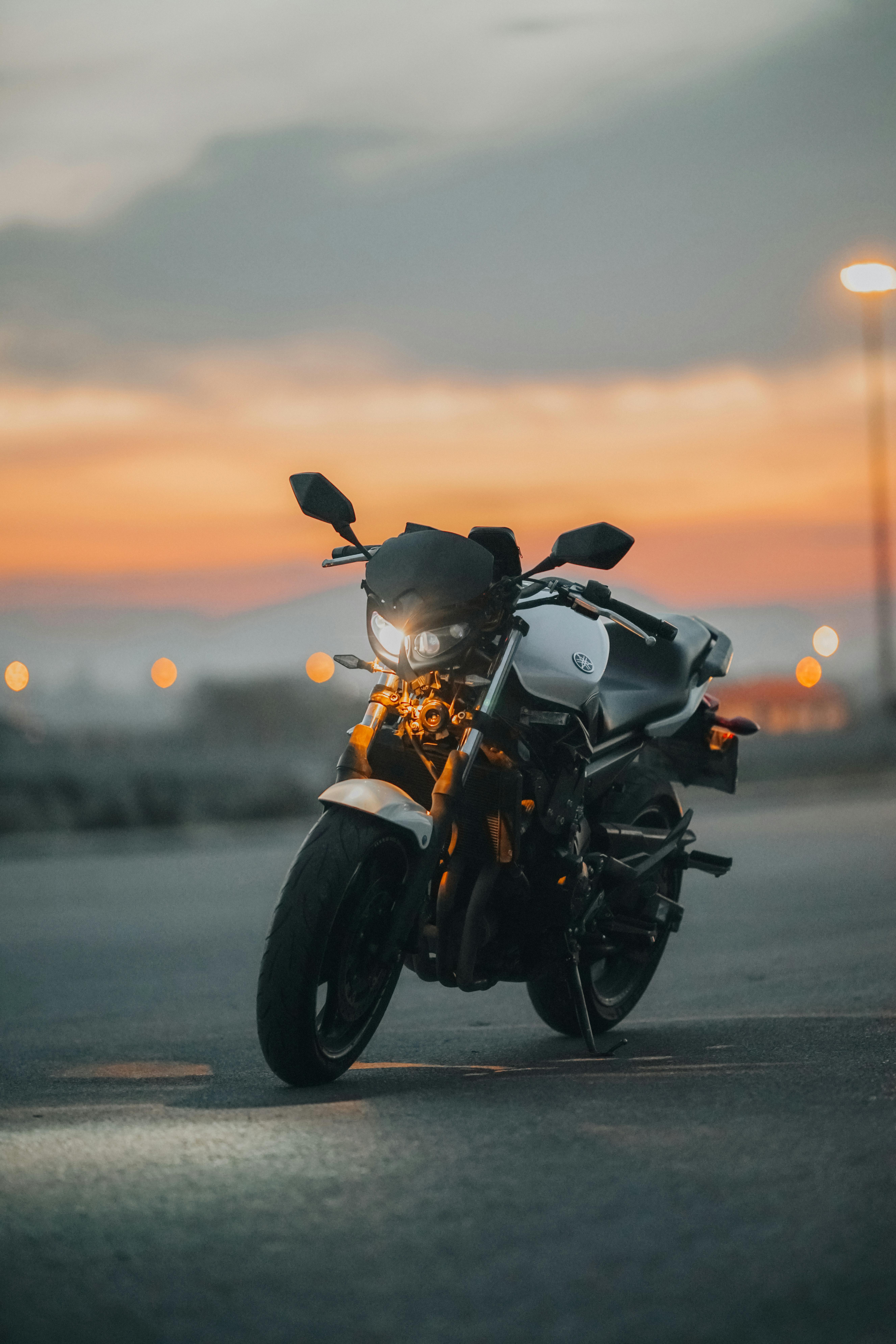 Motorcycle on Road · Free Stock Photo