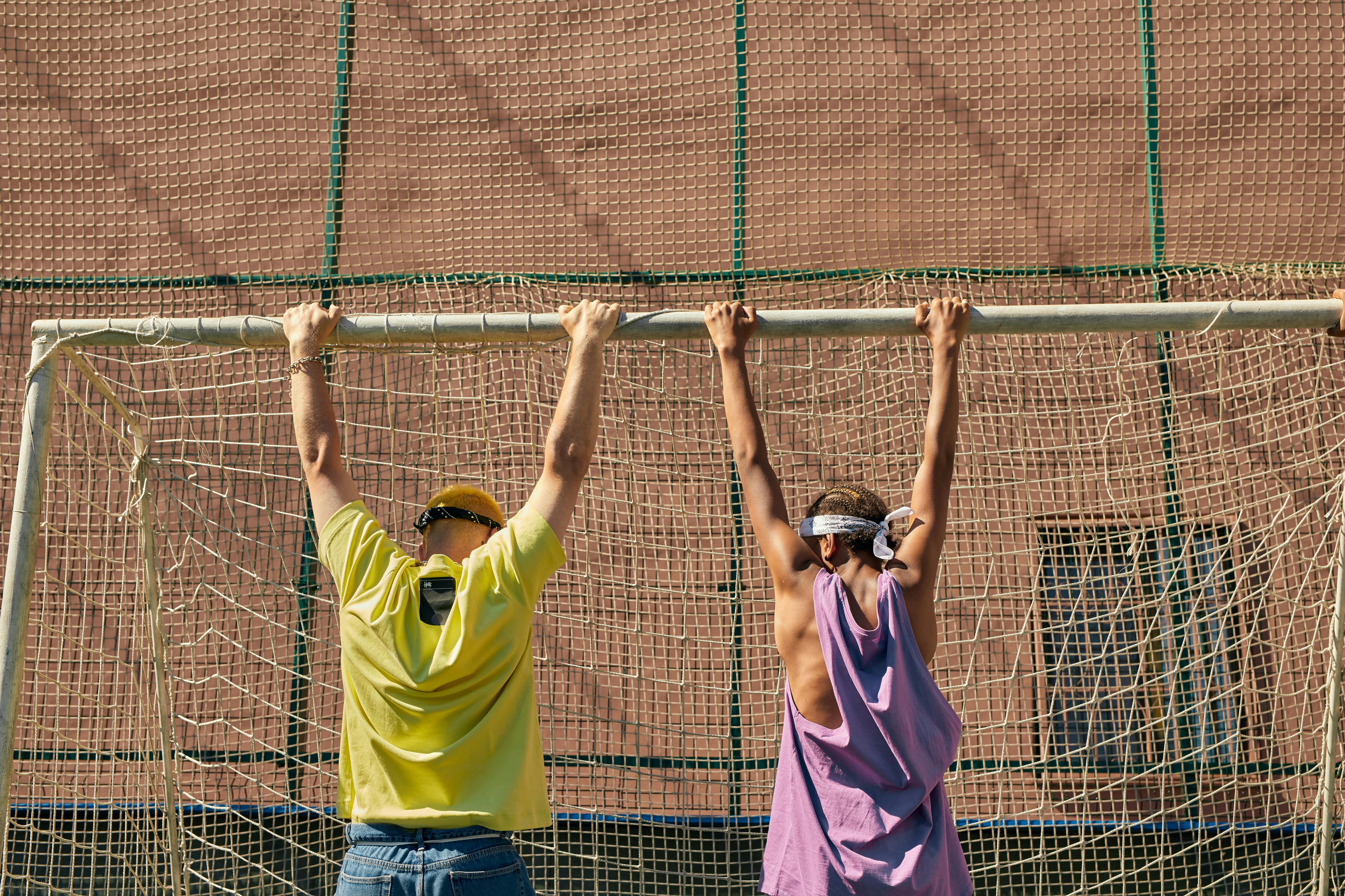 Two Men Doing Stretching · Free Stock Photo