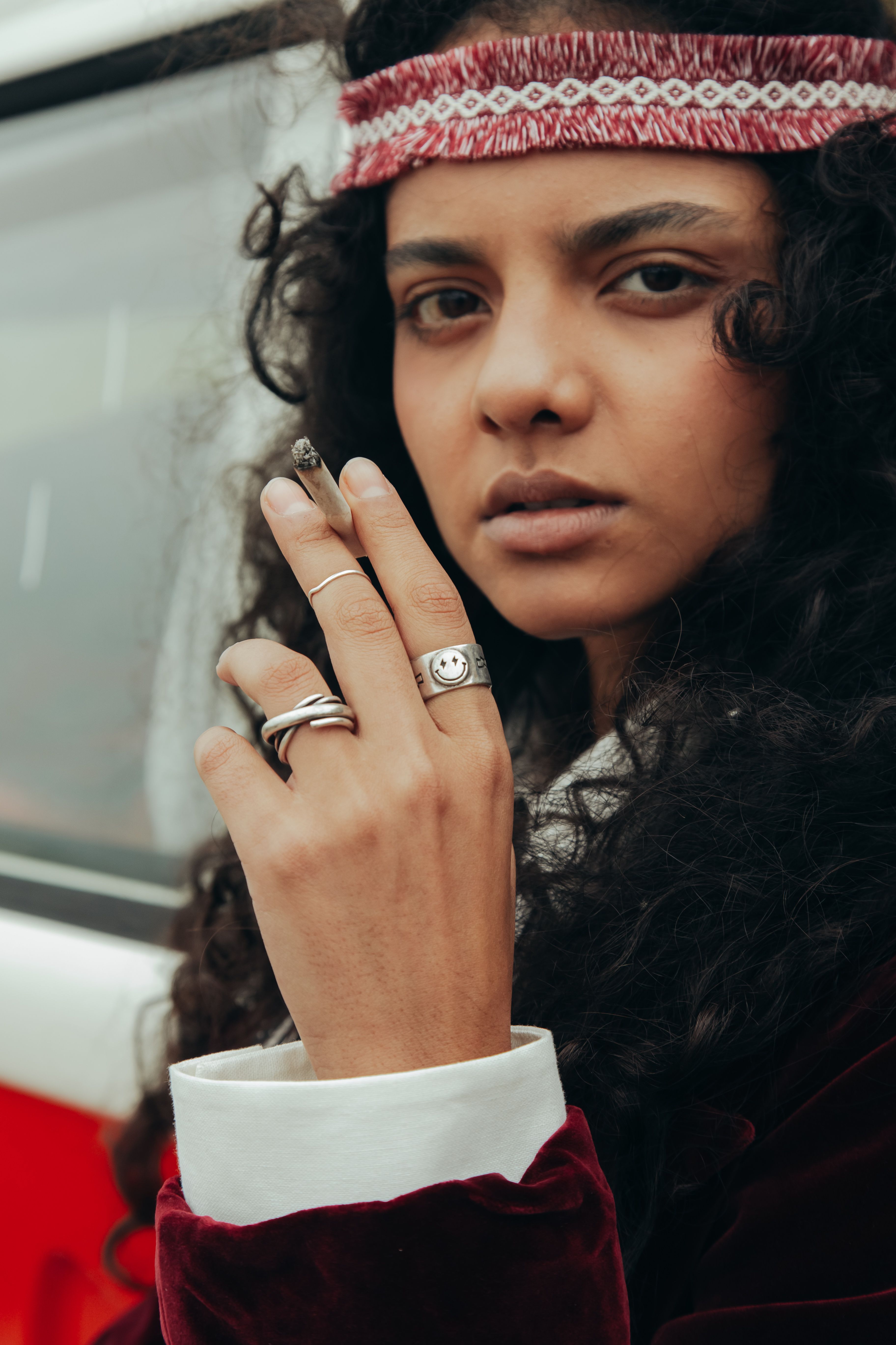 Hippie Smoking Cigarette · Free Stock Photo