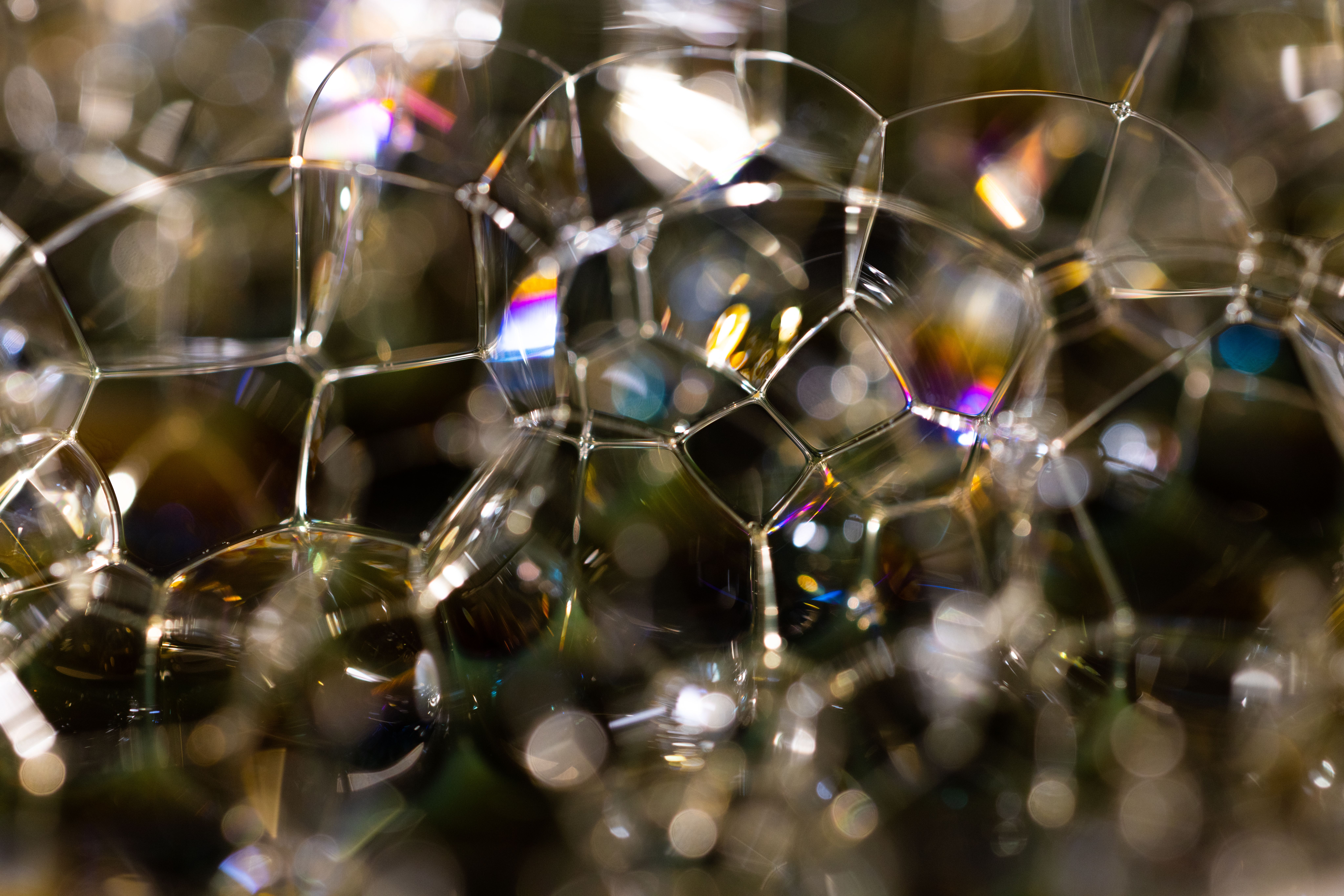 Close Up Shot of a Soap Bubbles · Free Stock Photo