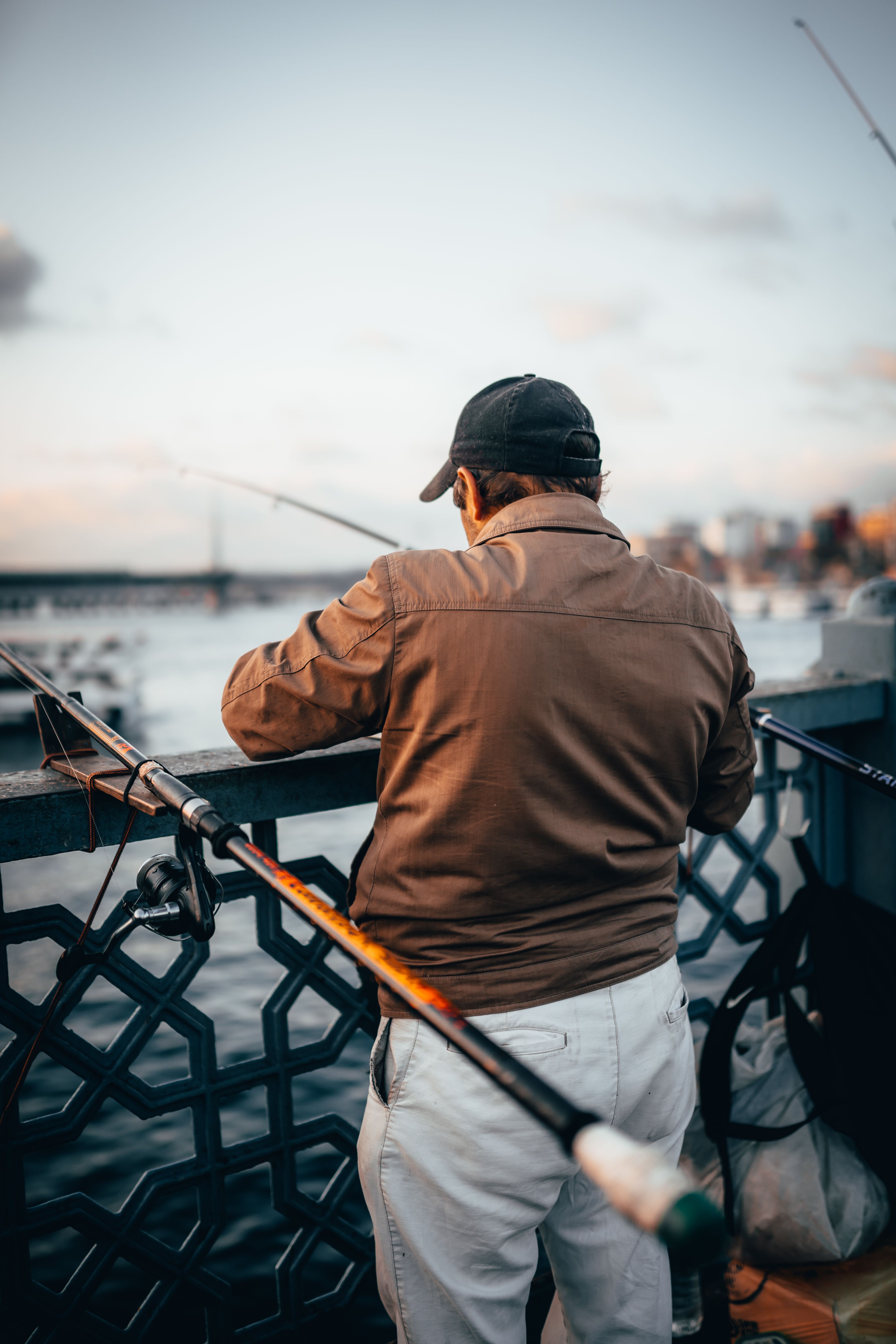 Man Standing Watching Sunset Photos, Download The BEST Free Man ...