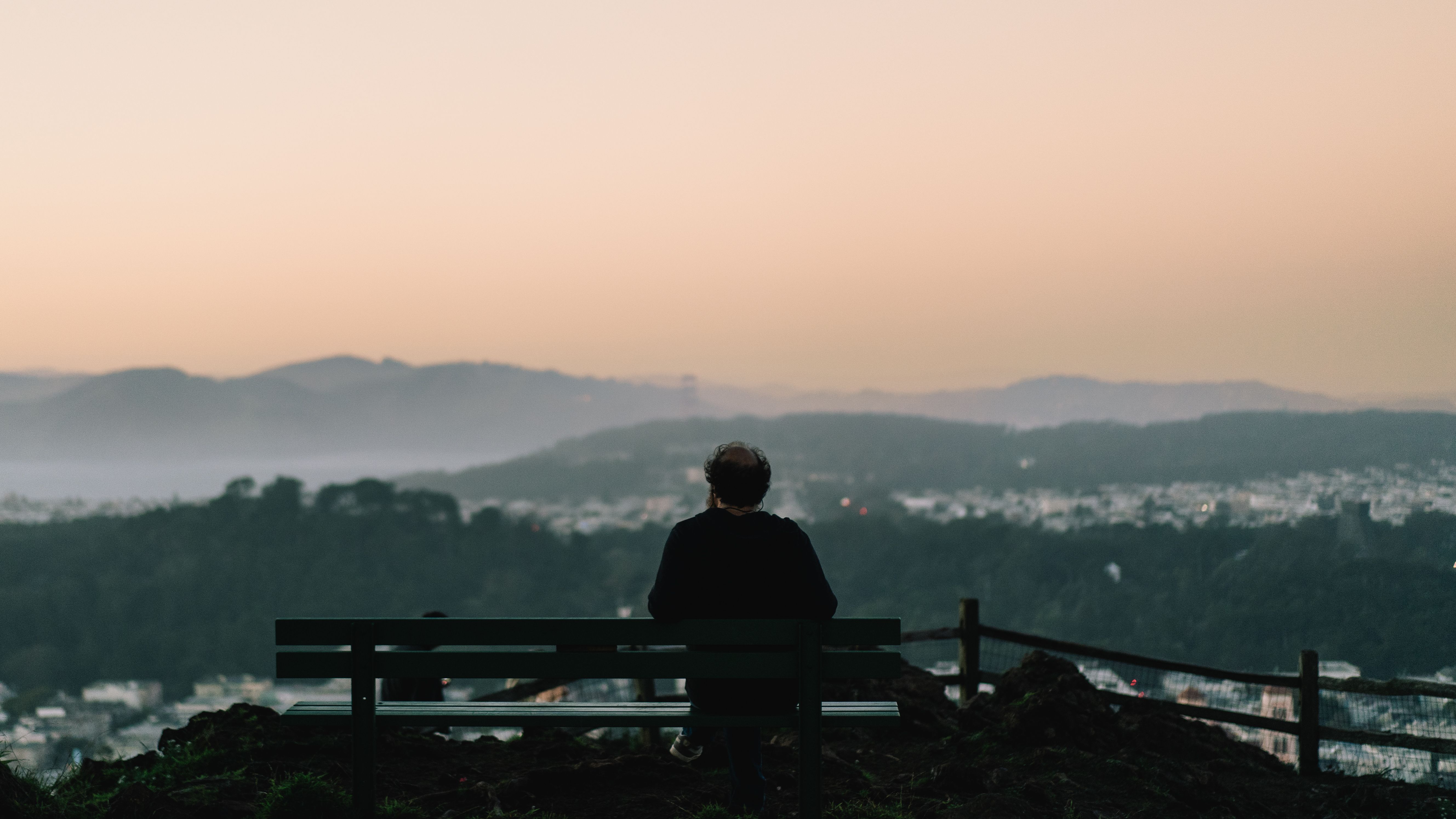 A Man Looking at Mountains · Free Stock Photo