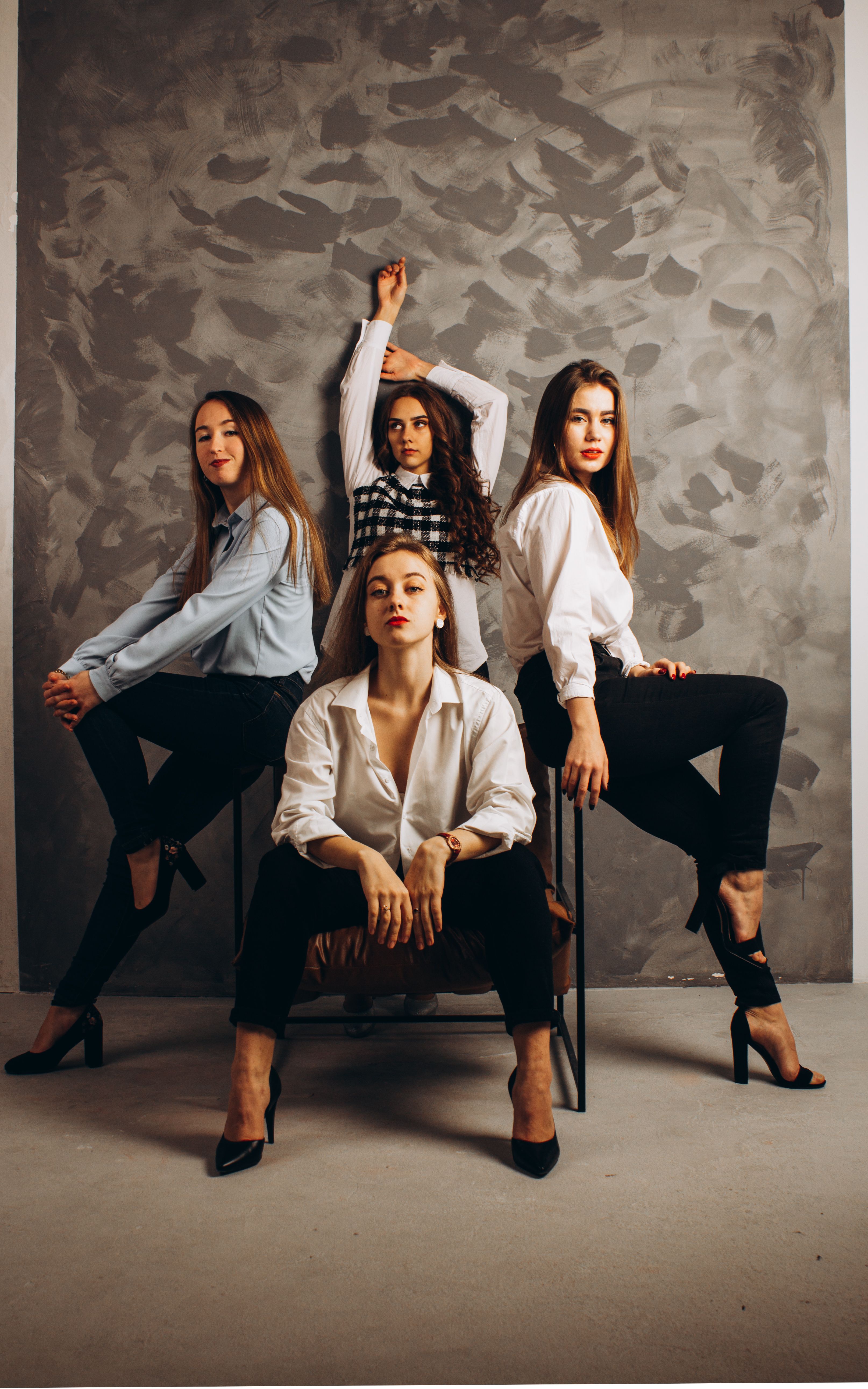 Pretty Women Posing Together · Free Stock Photo