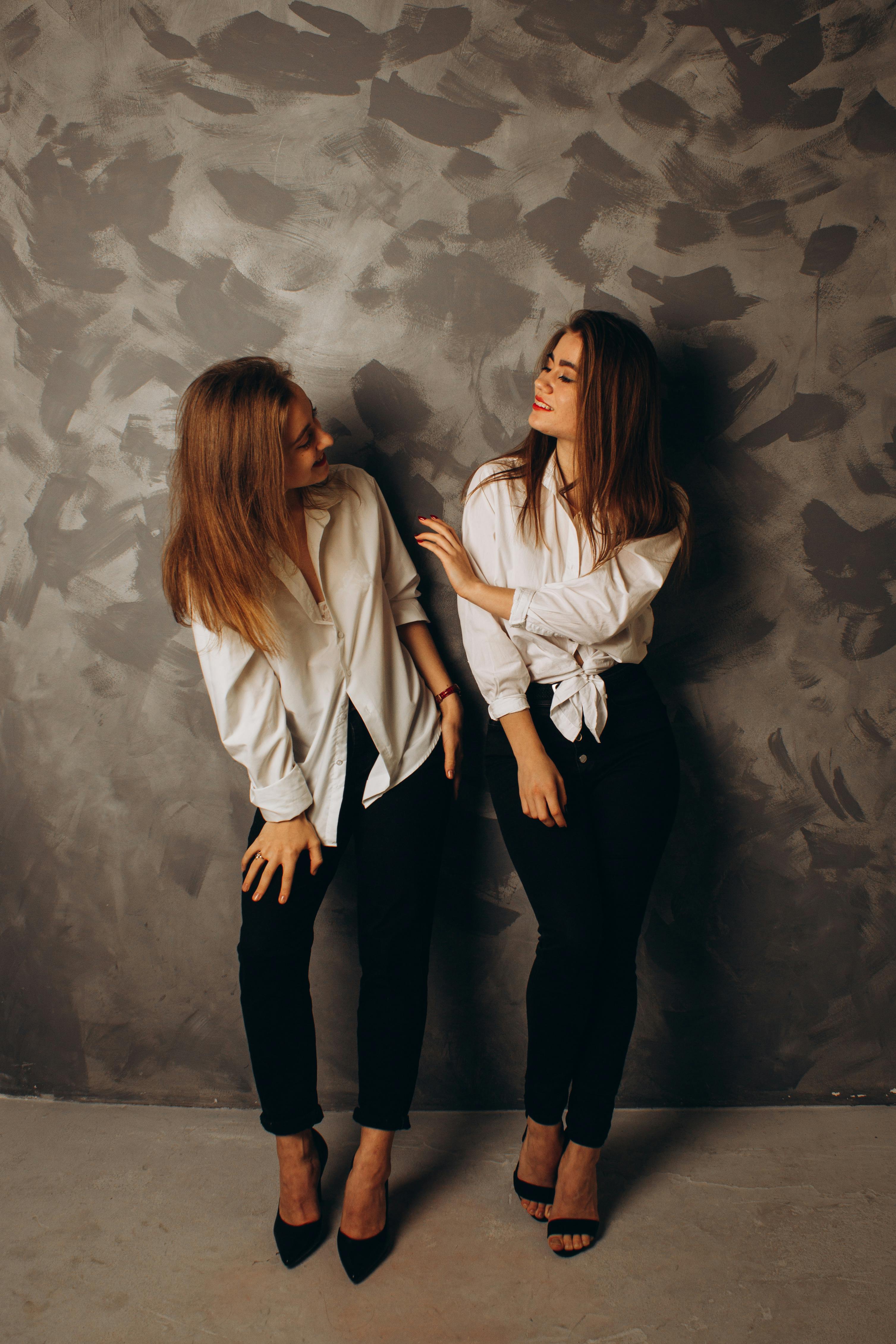 Women Leaning On Each Other Photos, Download The BEST Free Women ...