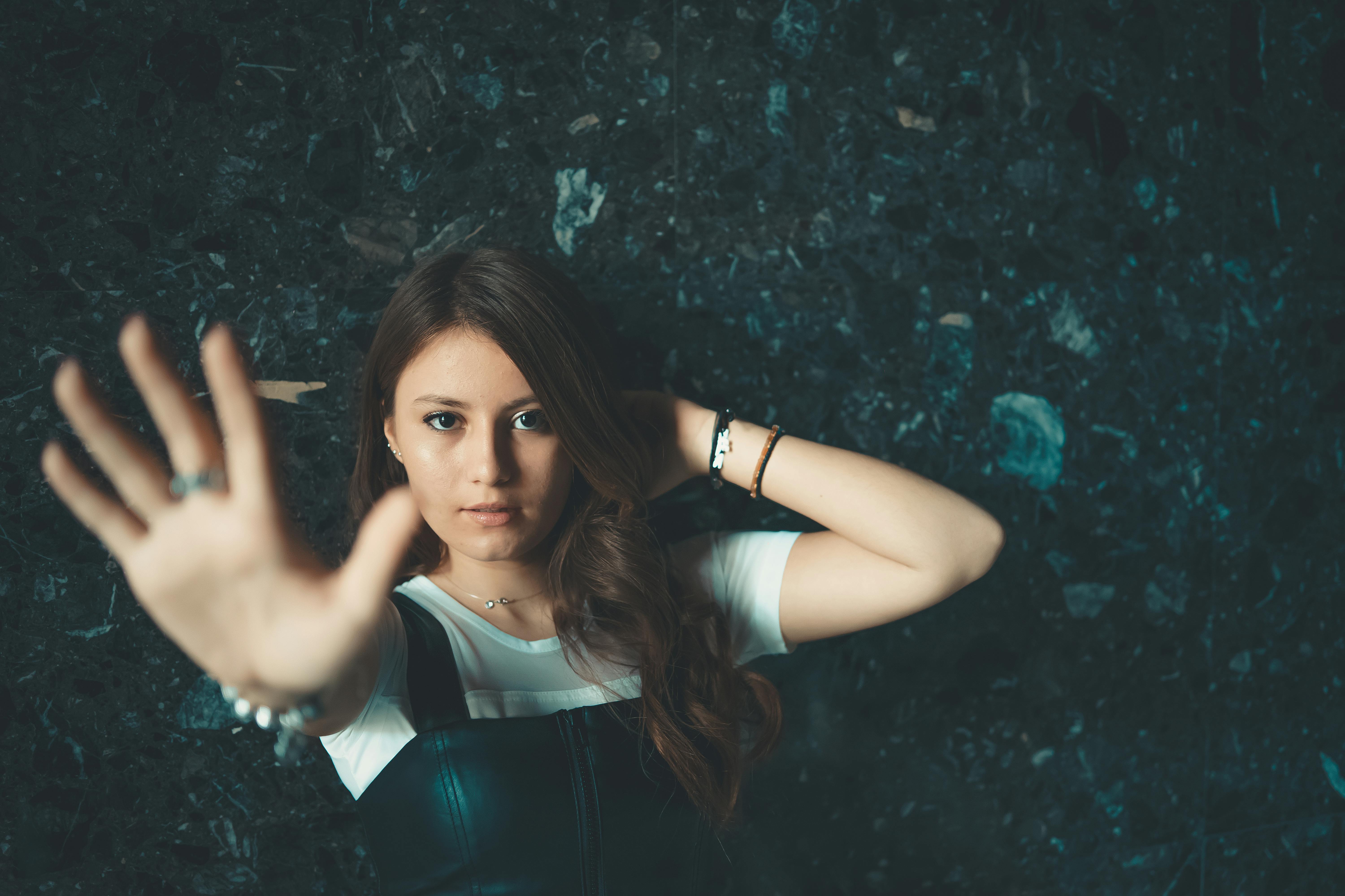 Woman Reaching a Hand Out · Free Stock Photo