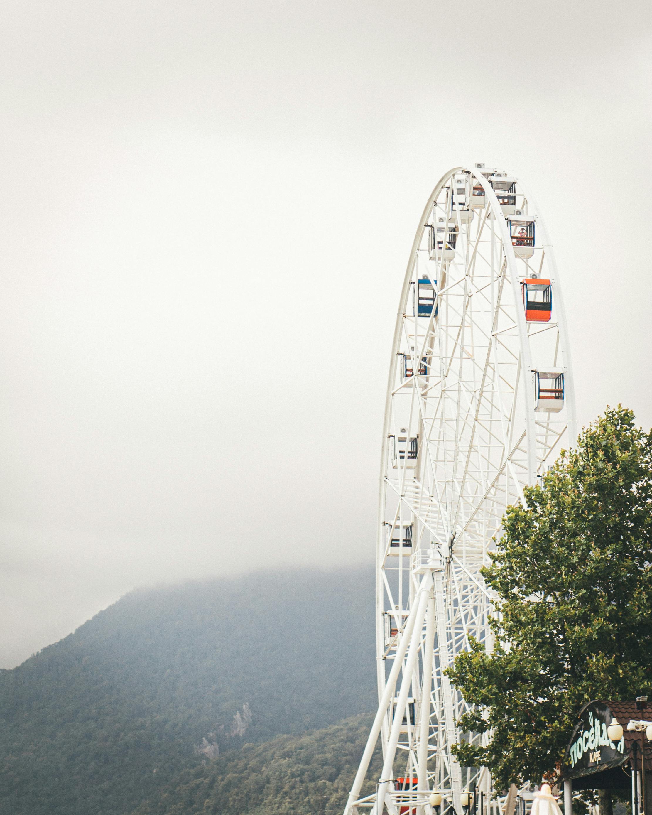 Photo of a White Ferris Wheel · Free Stock Photo