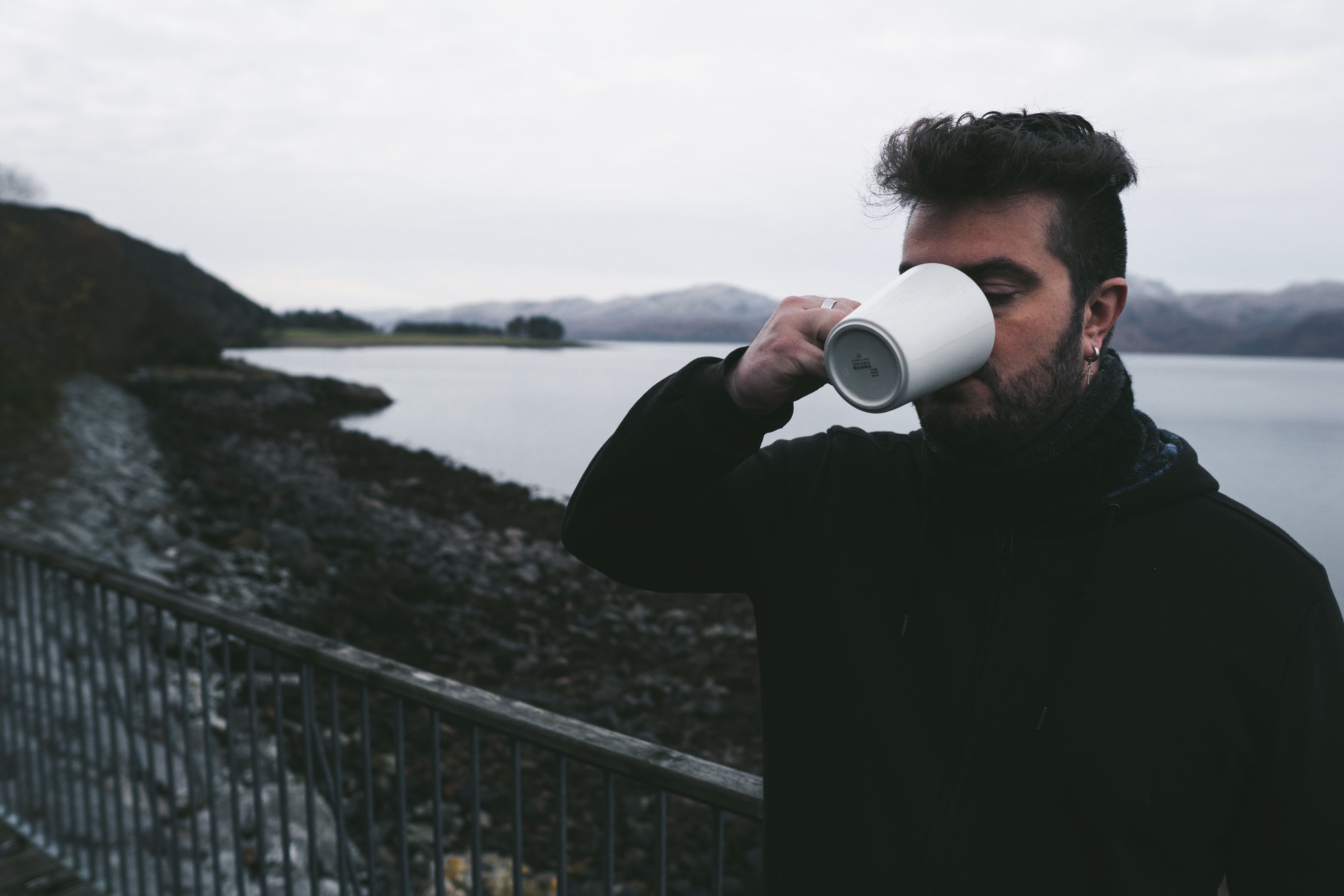 Drinking Coffee Winter Photos, Download Free Drinking Coffee Winter ...
