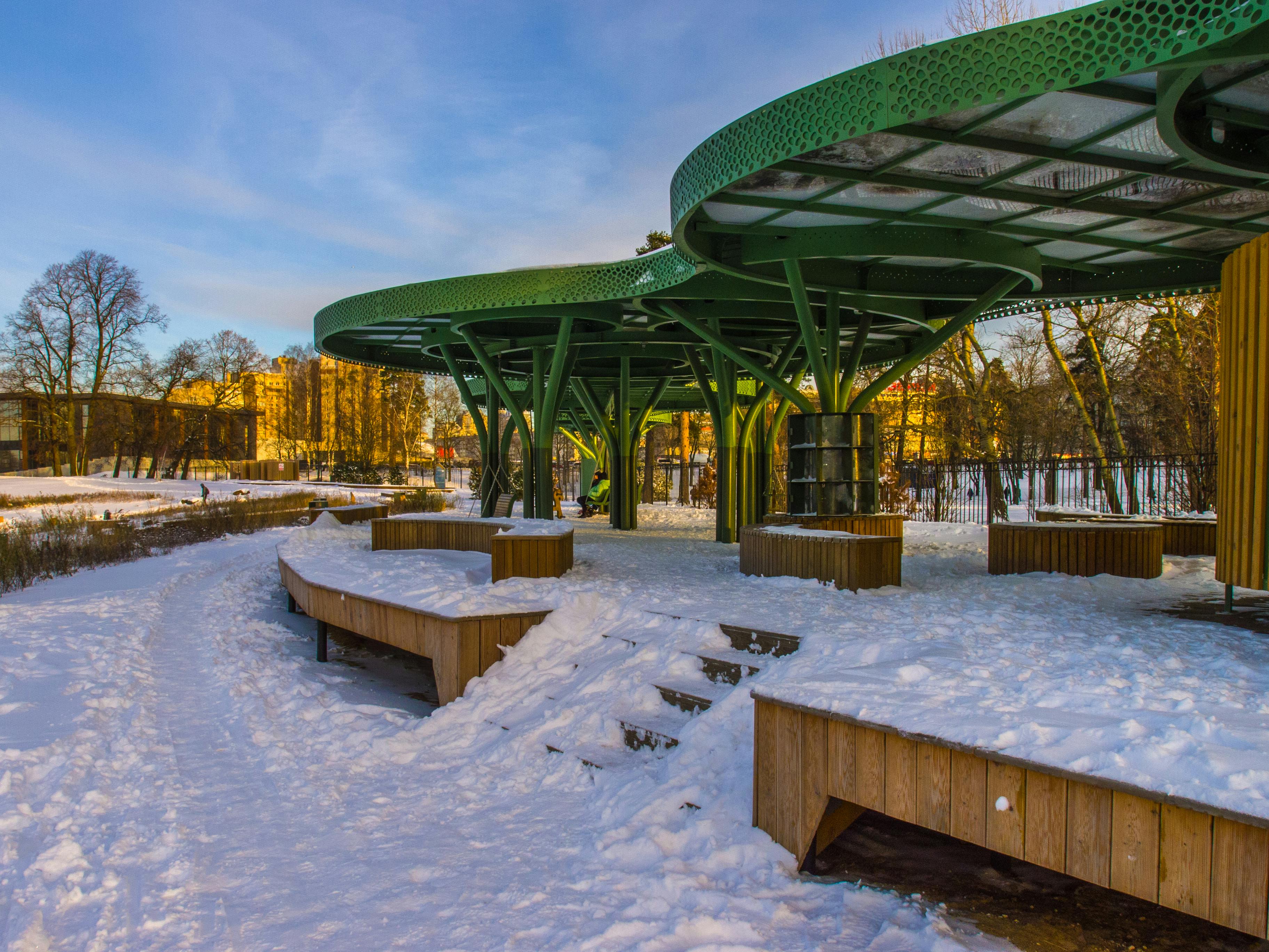 Structure Covered in Snow · Free Stock Photo