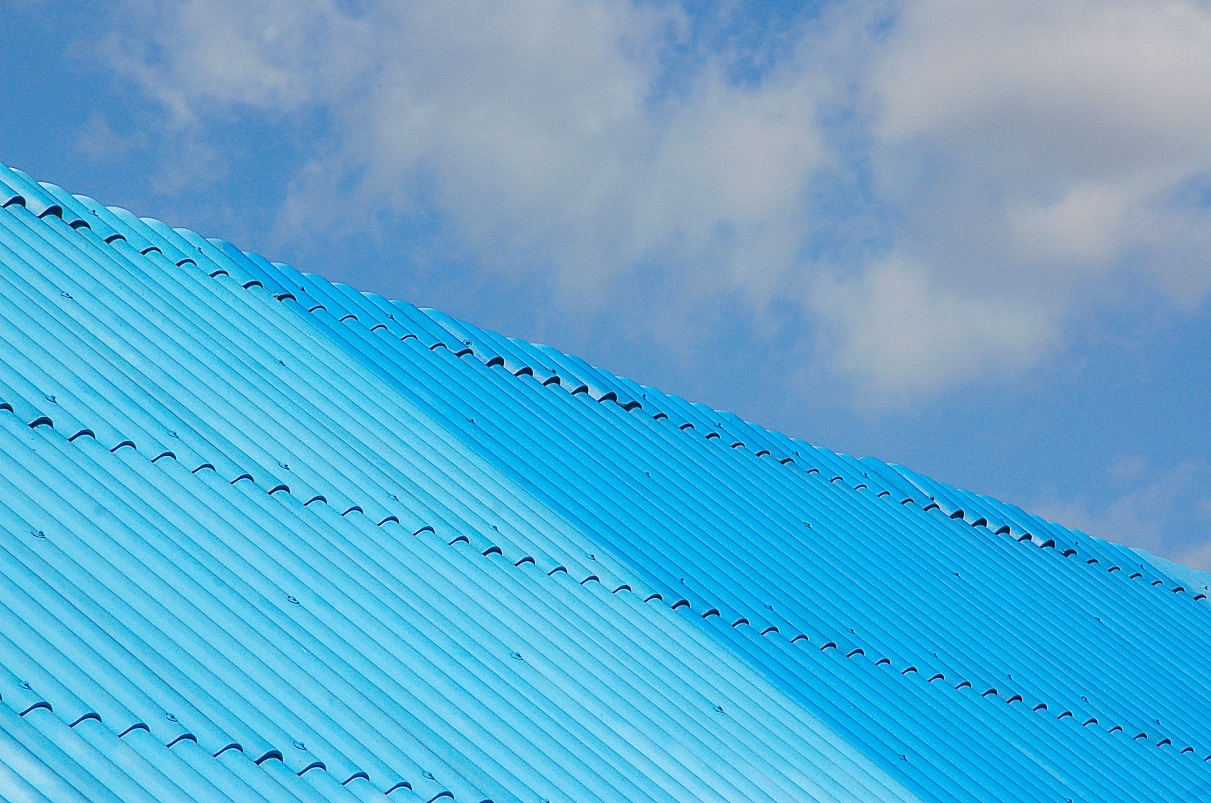 Blue Roof Under Blue Sky · Free Stock Photo