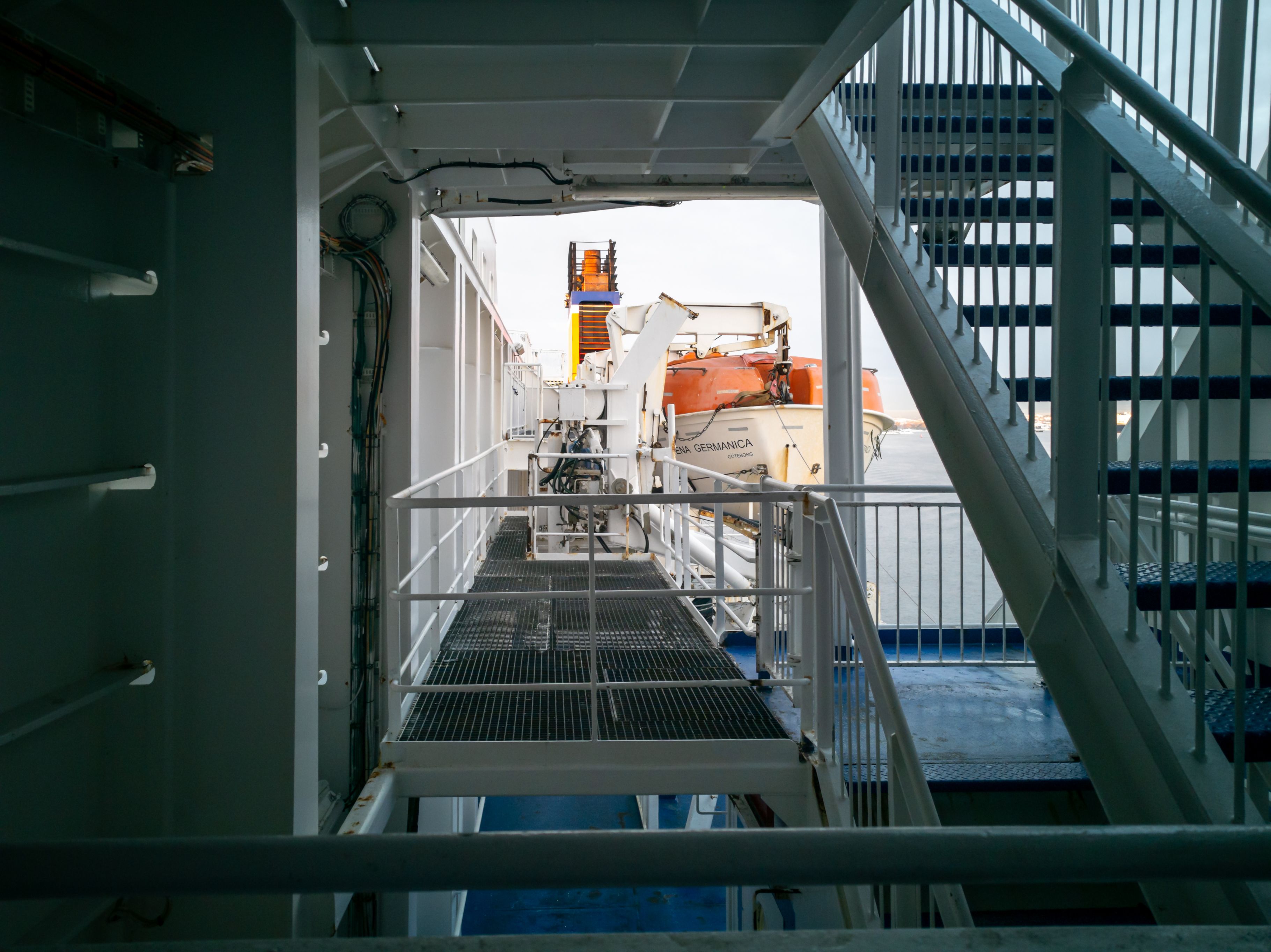 Metal Stairs of a Ship · Free Stock Photo