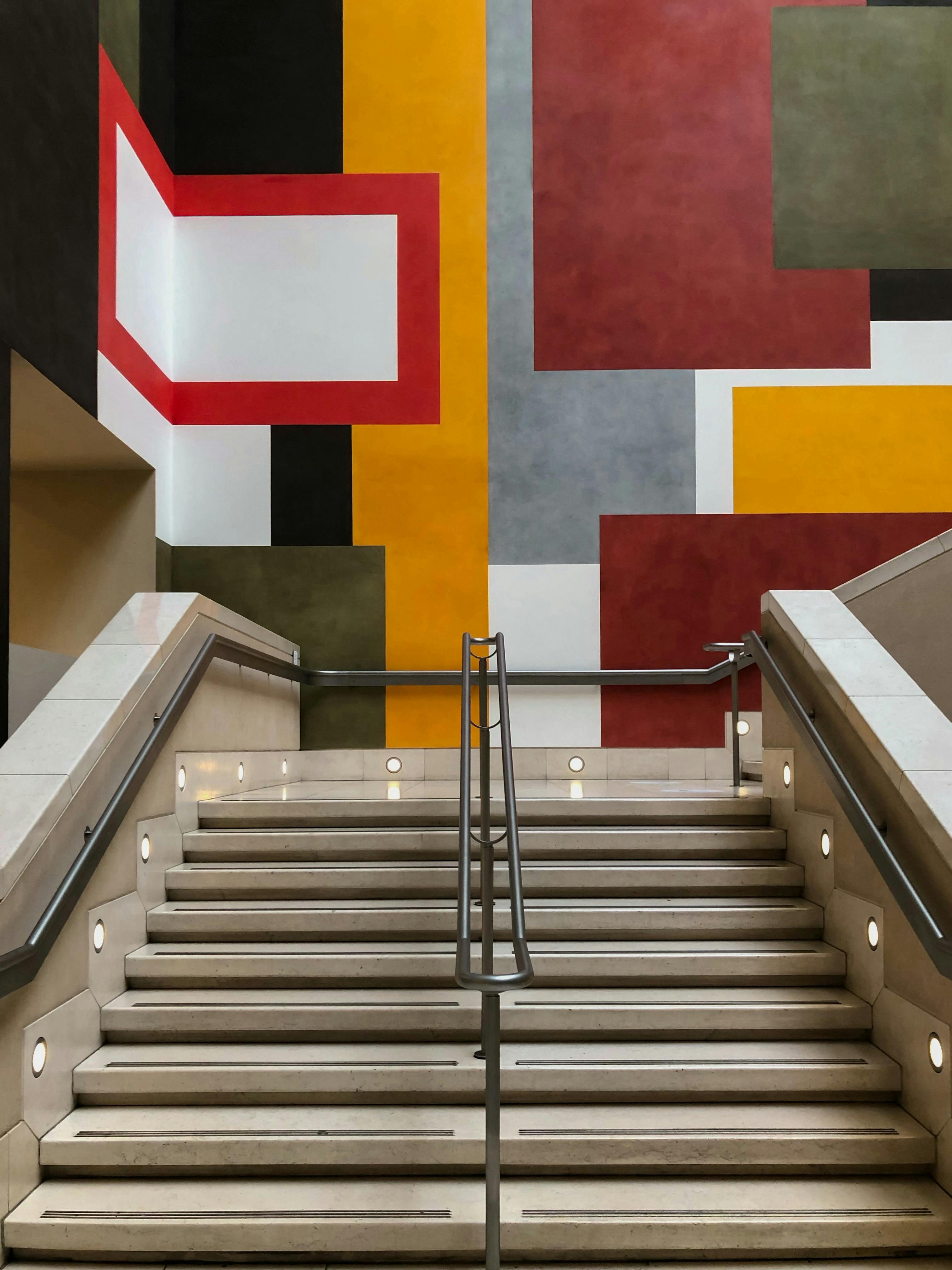 Red Metal Stairs · Free Stock Photo