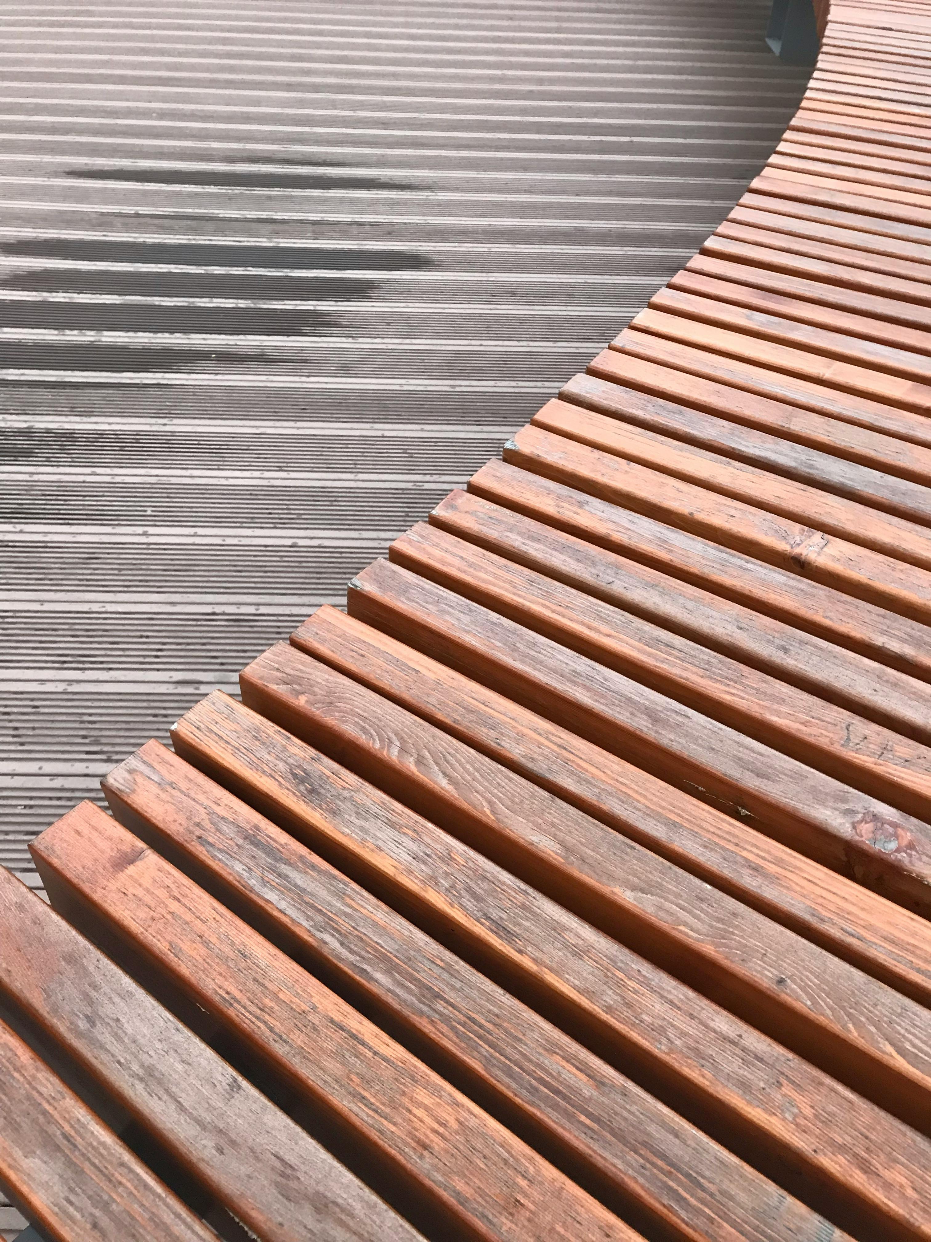Close up of a Wooden Bench · Free Stock Photo