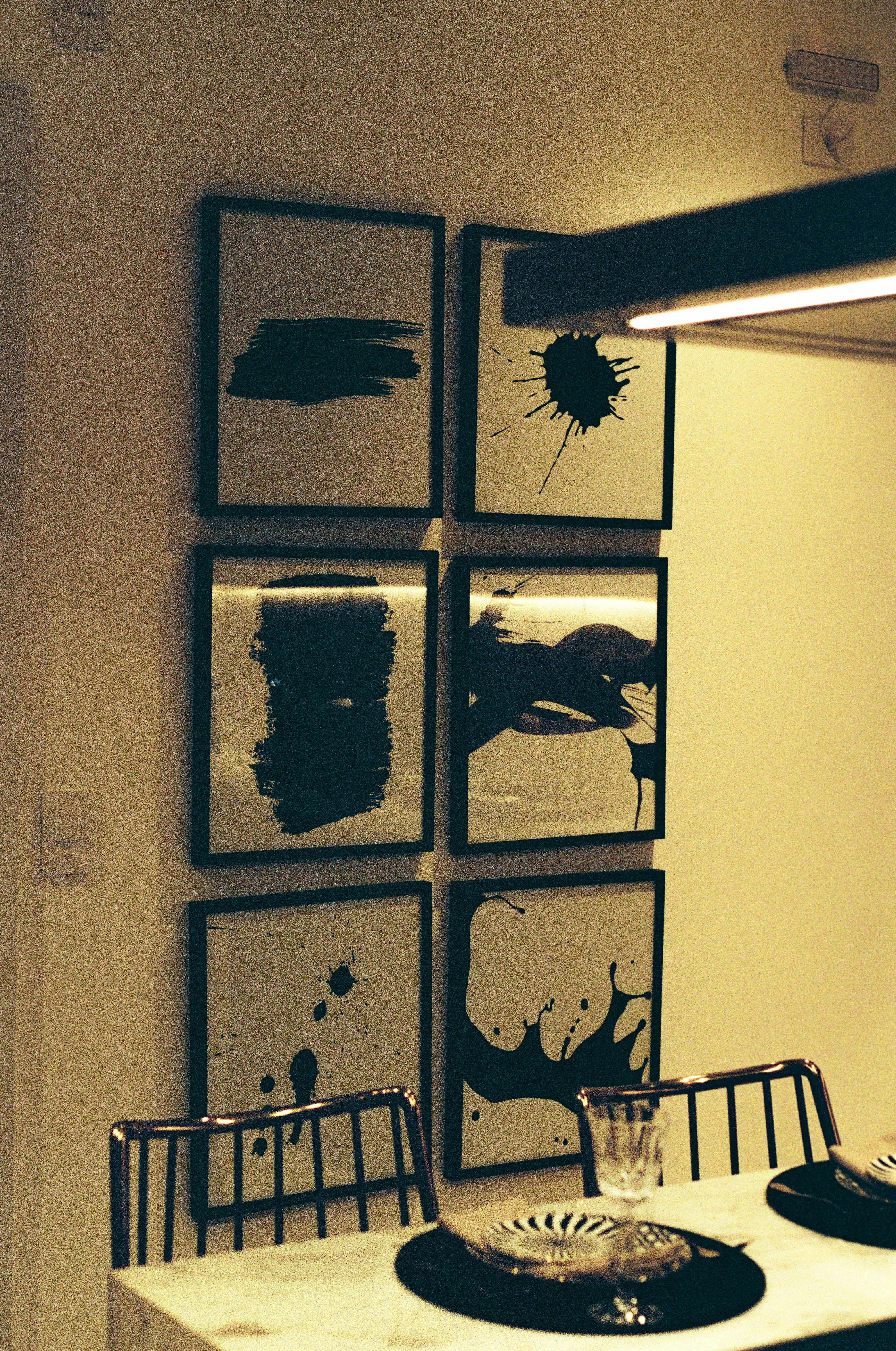 Abstract Paintings Hanged on a Wall · Free Stock Photo