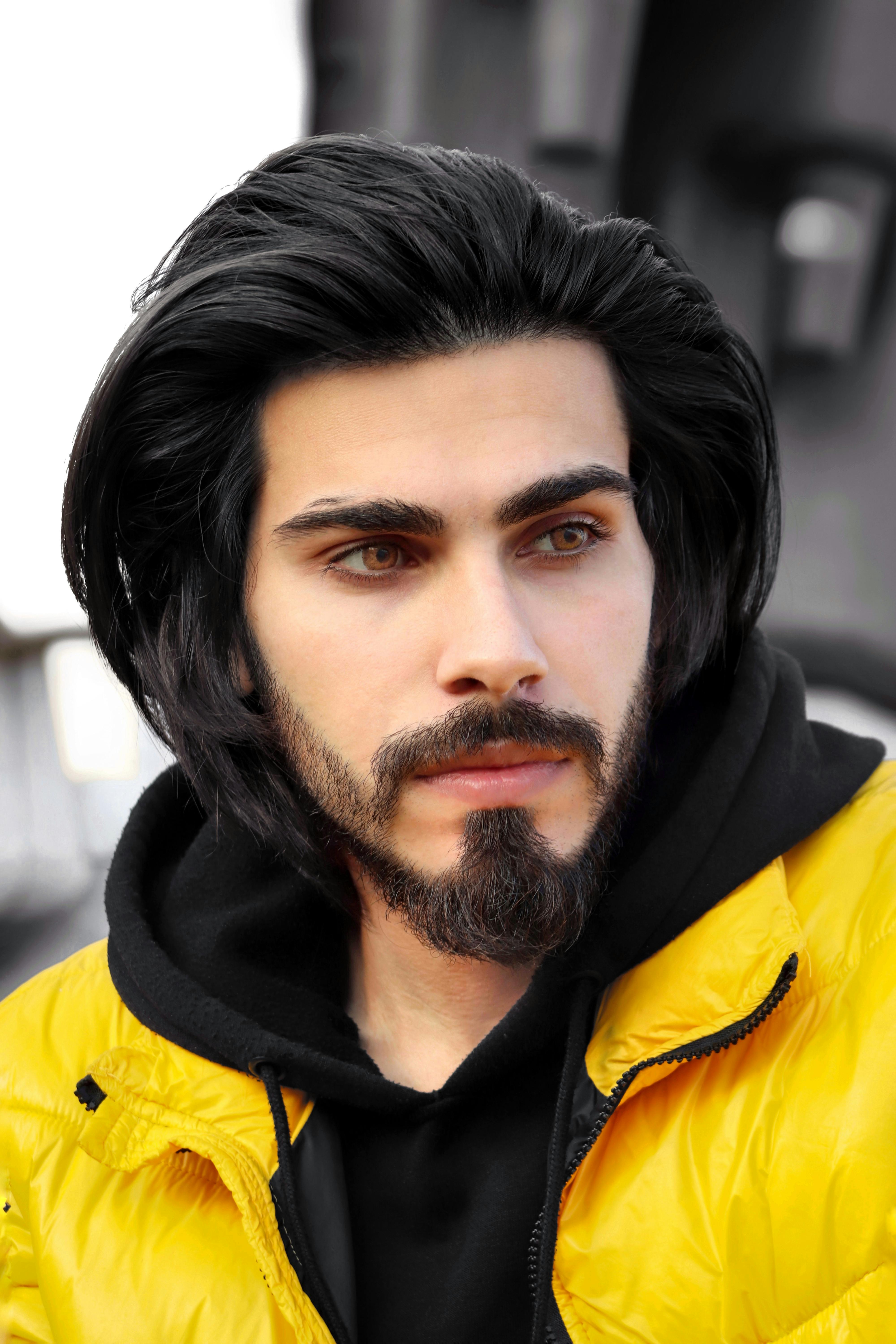 Selective Focus Portrait Photo of Man with Green Eyes Posing · Free ...