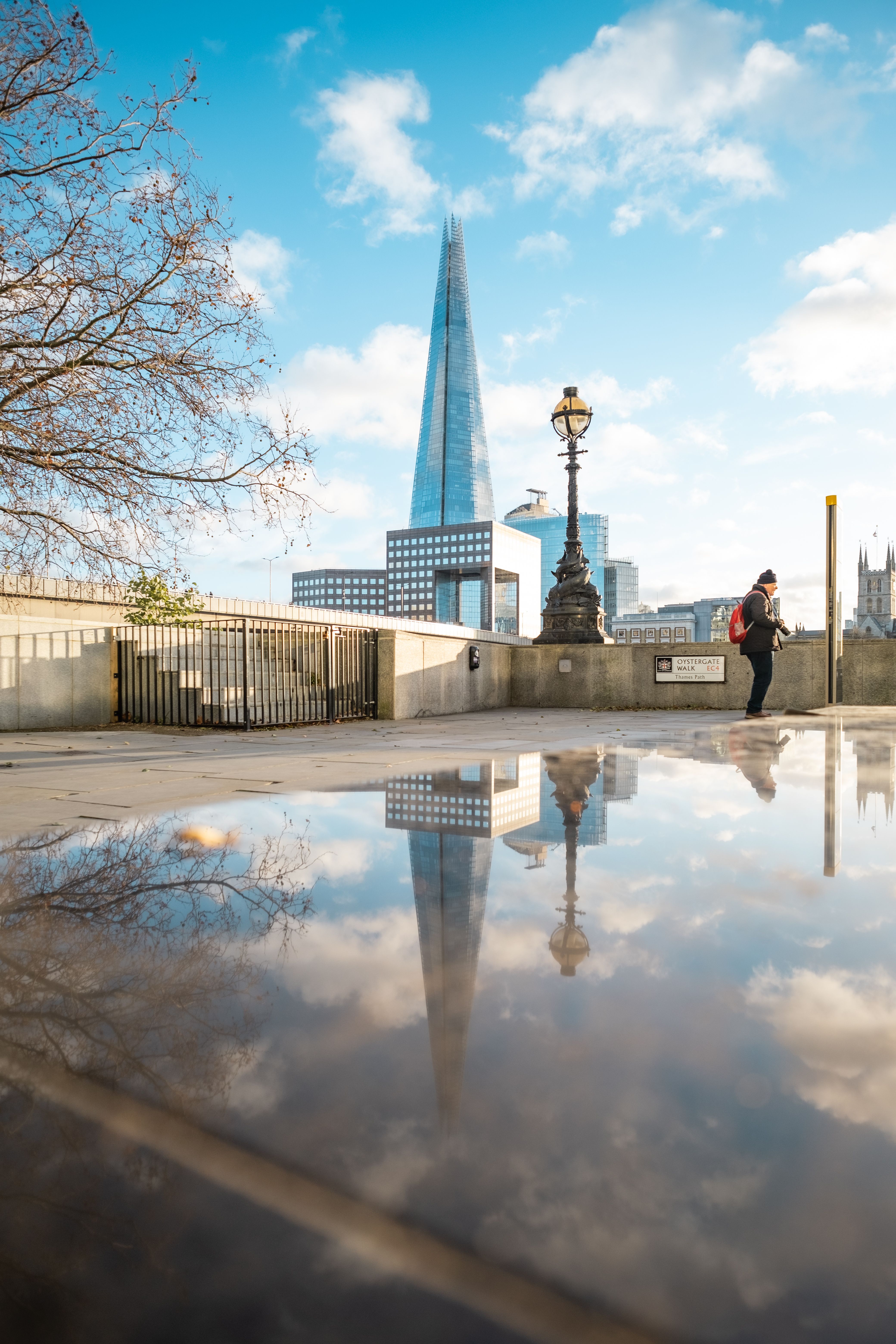 Reflection of Skyscraper in Water · Free Stock Photo