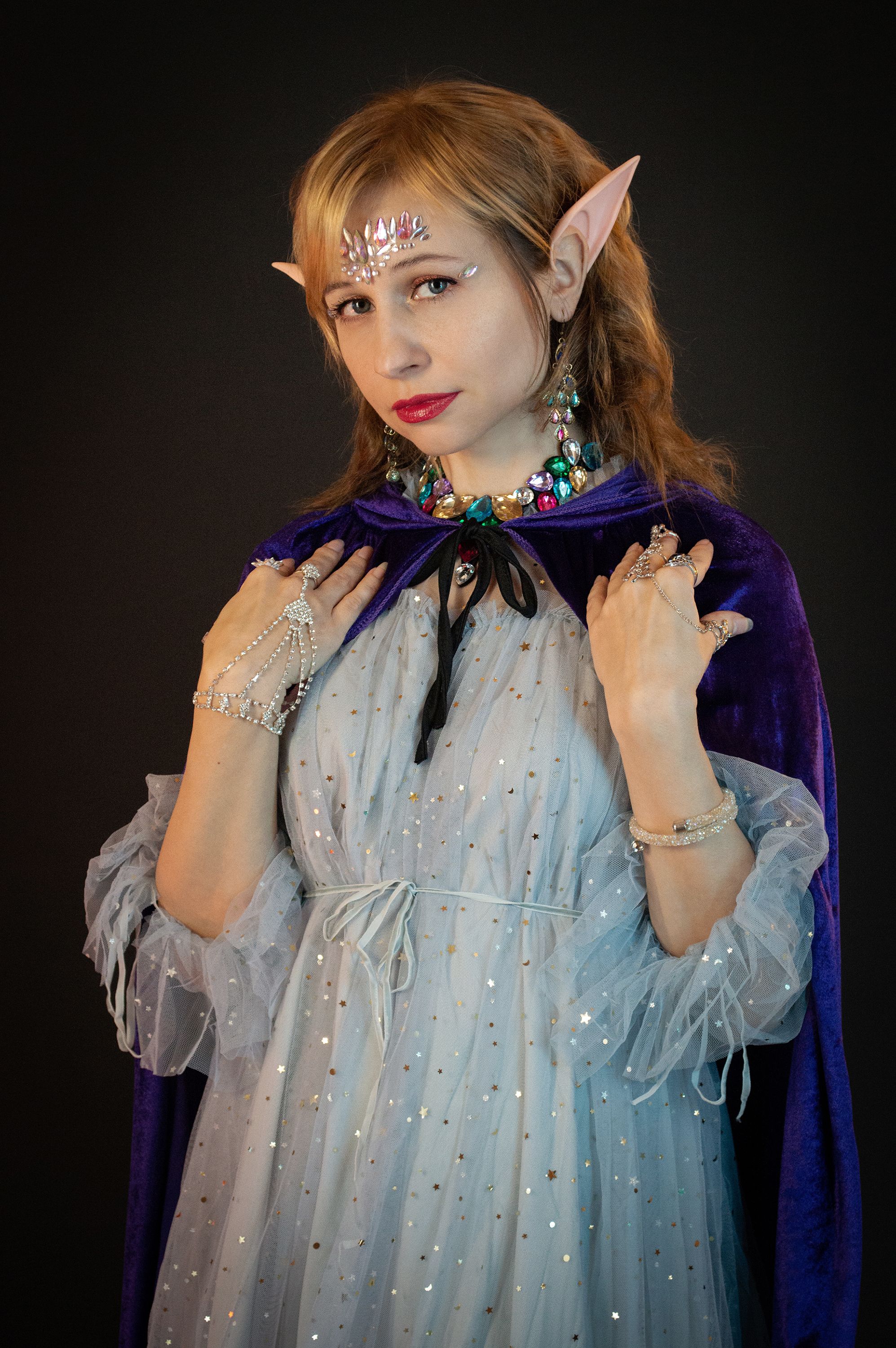 Sitting Woman in Elf Costume · Free Stock Photo