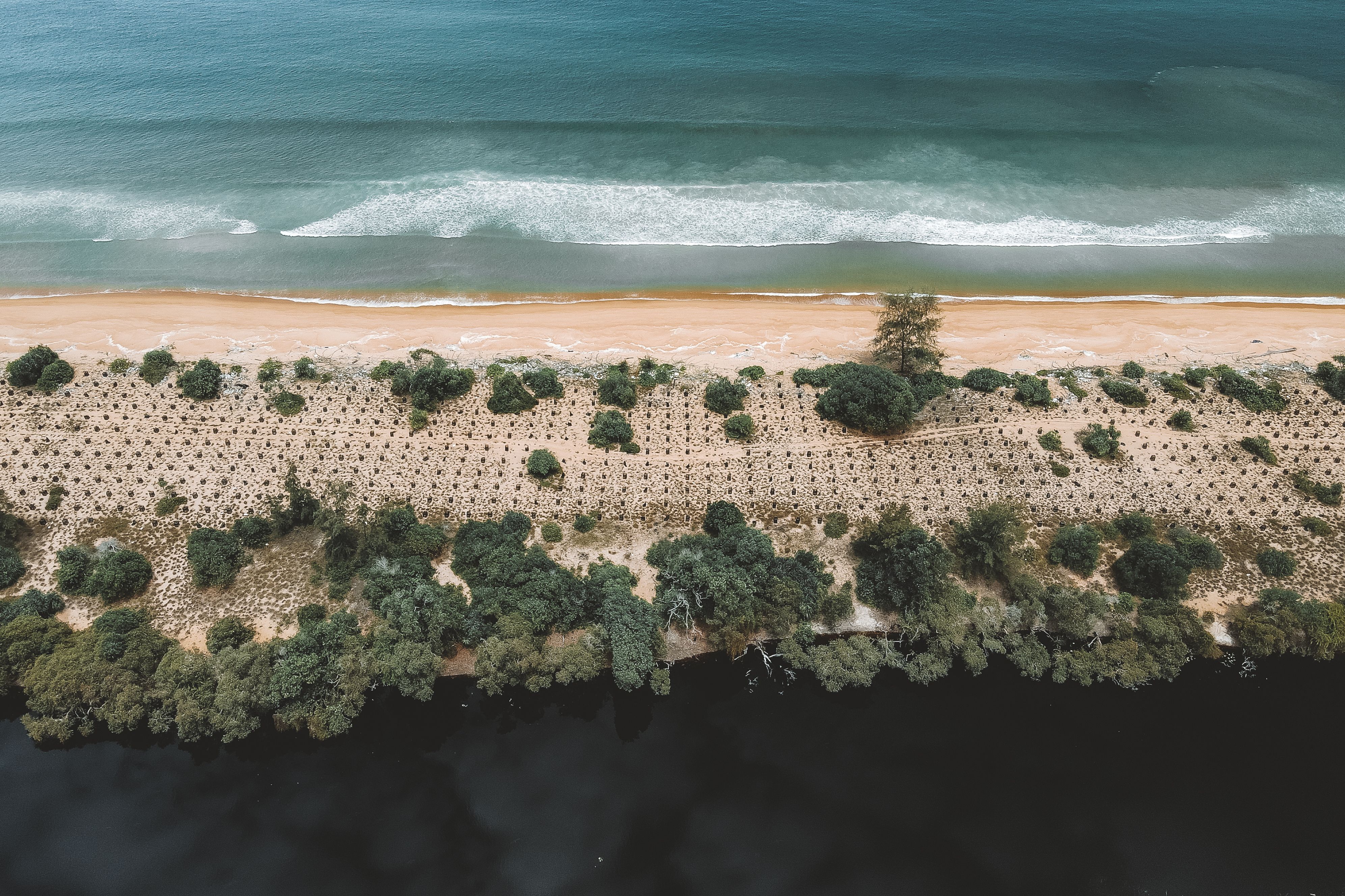 Aerial view of Peninsula · Free Stock Photo