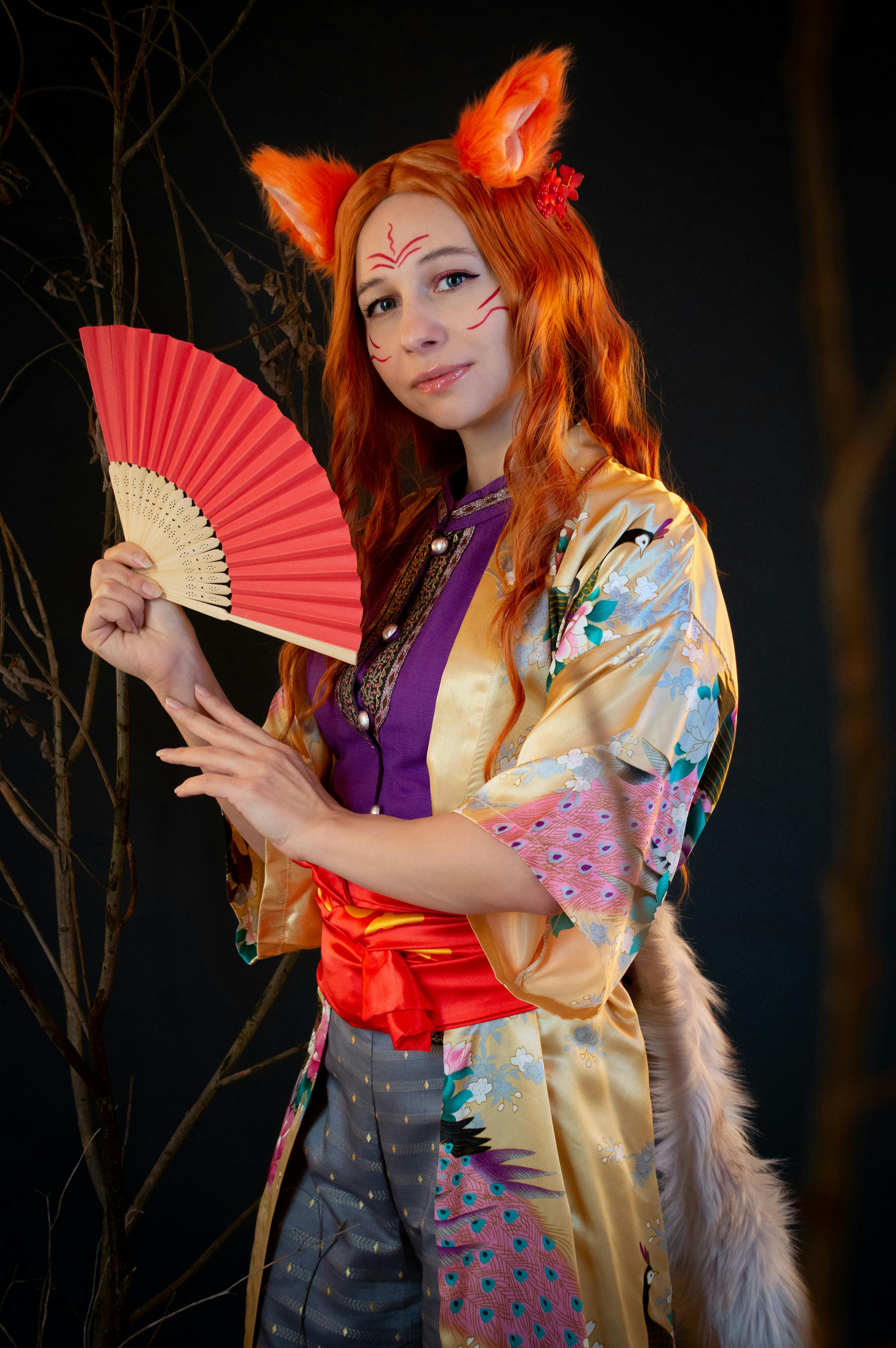 Female Cosplayer in a Fashionable Costume · Free Stock Photo