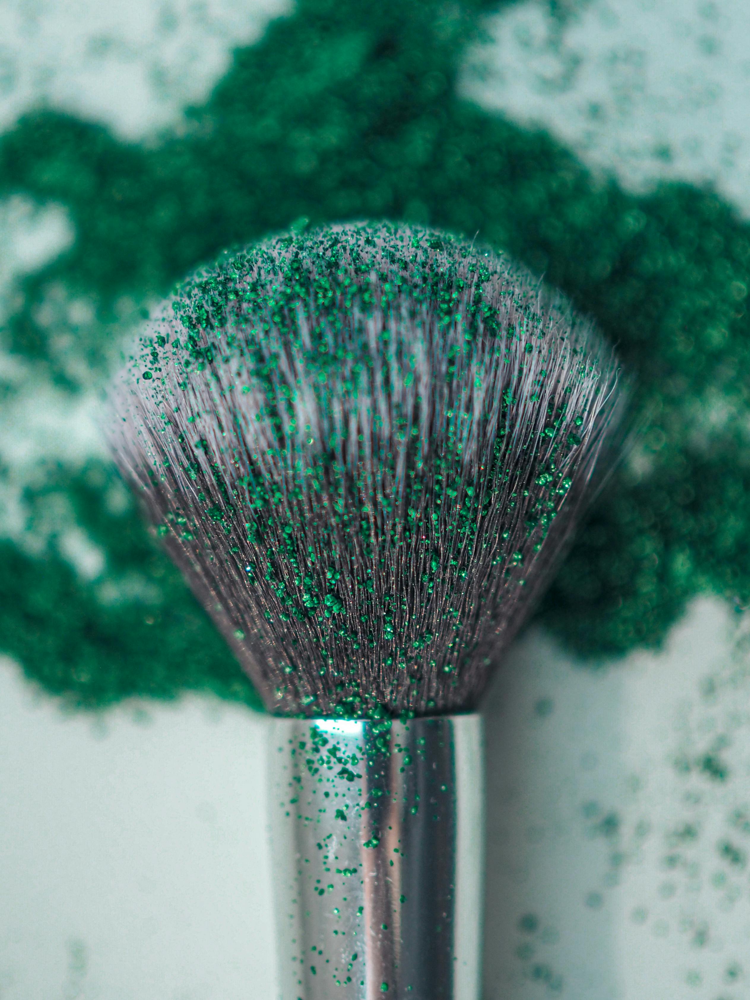 Colored Powders and Brush · Free Stock Photo