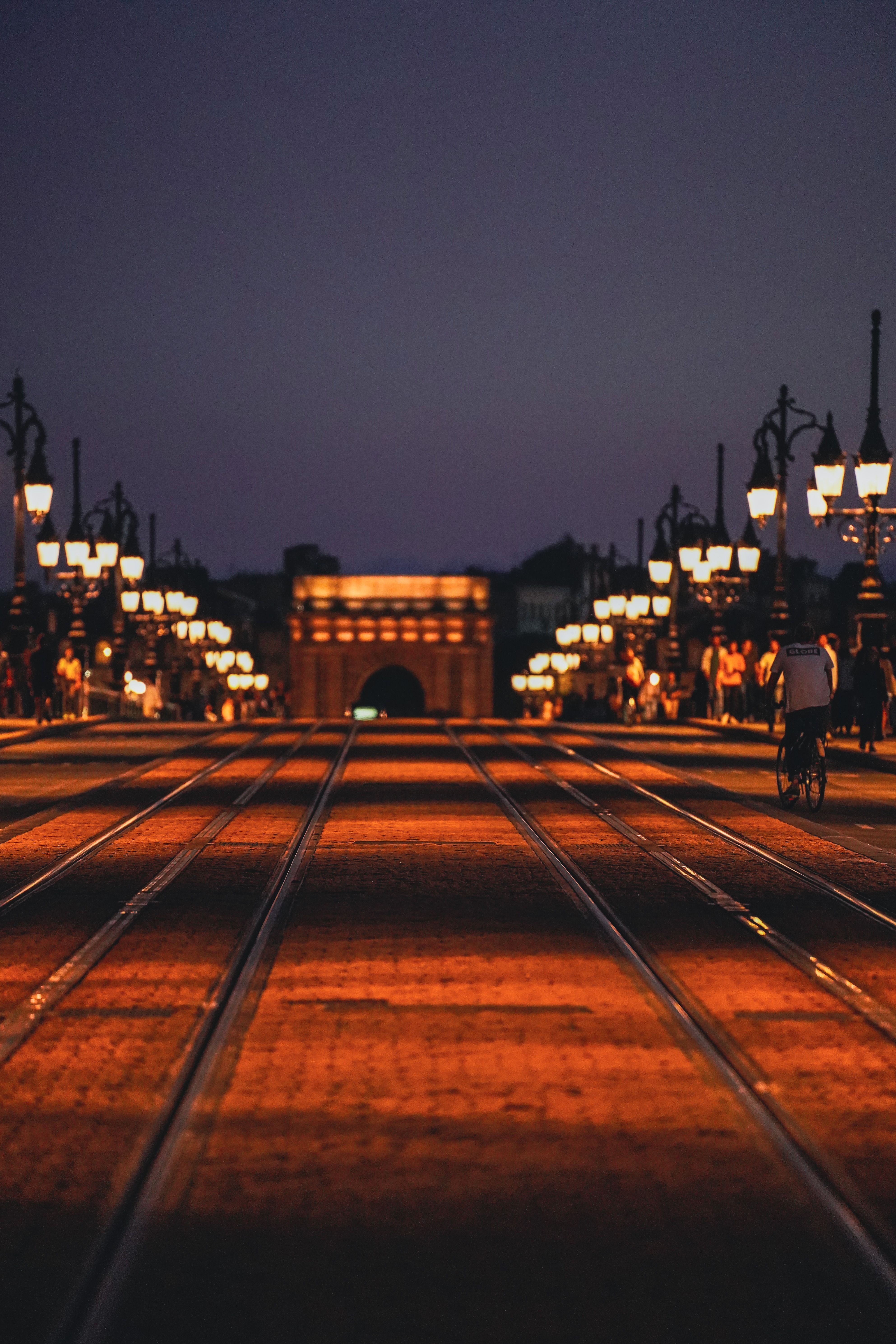 Illuminated Road at Night Time · Free Stock Photo
