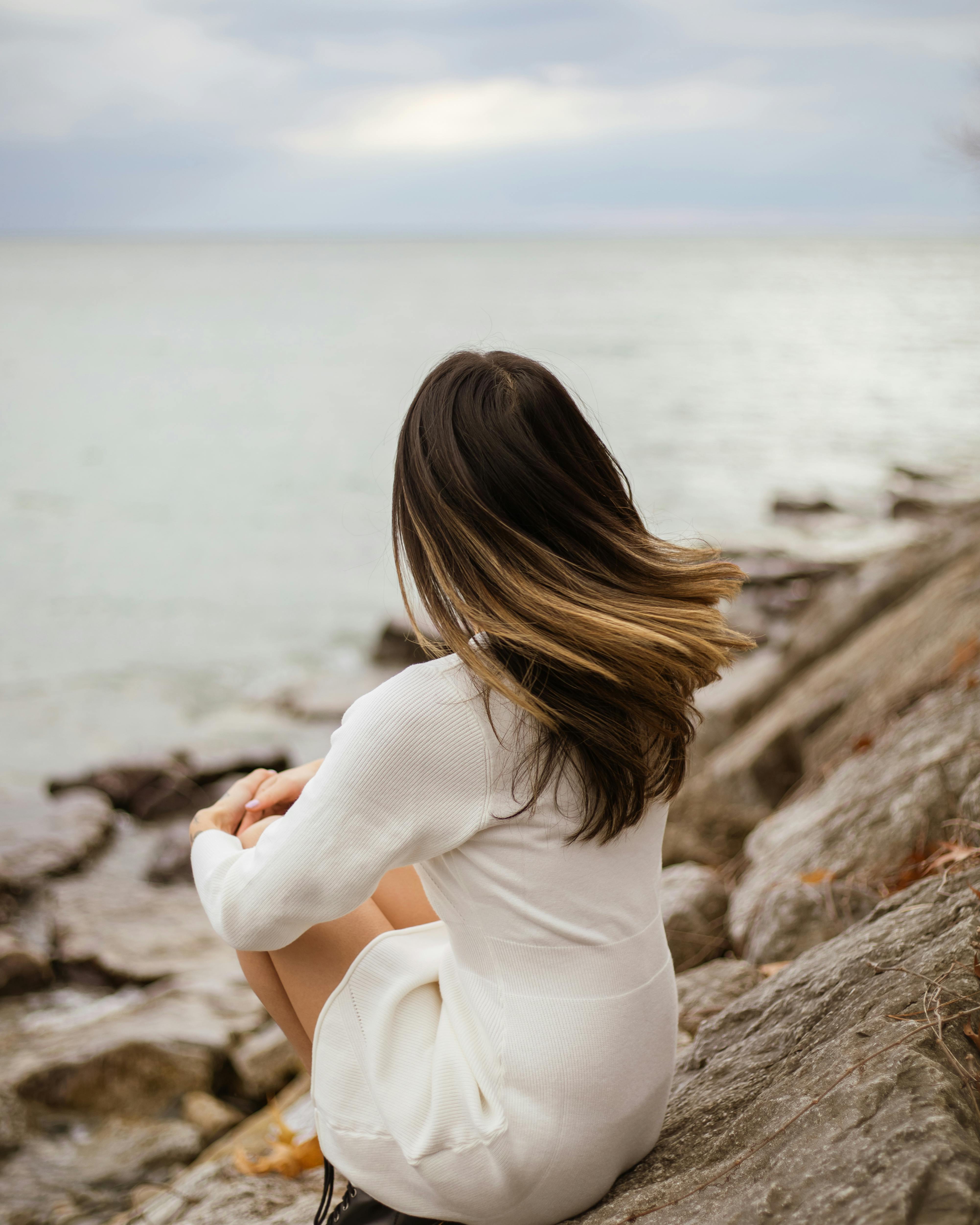 Woman Looking at View · Free Stock Photo