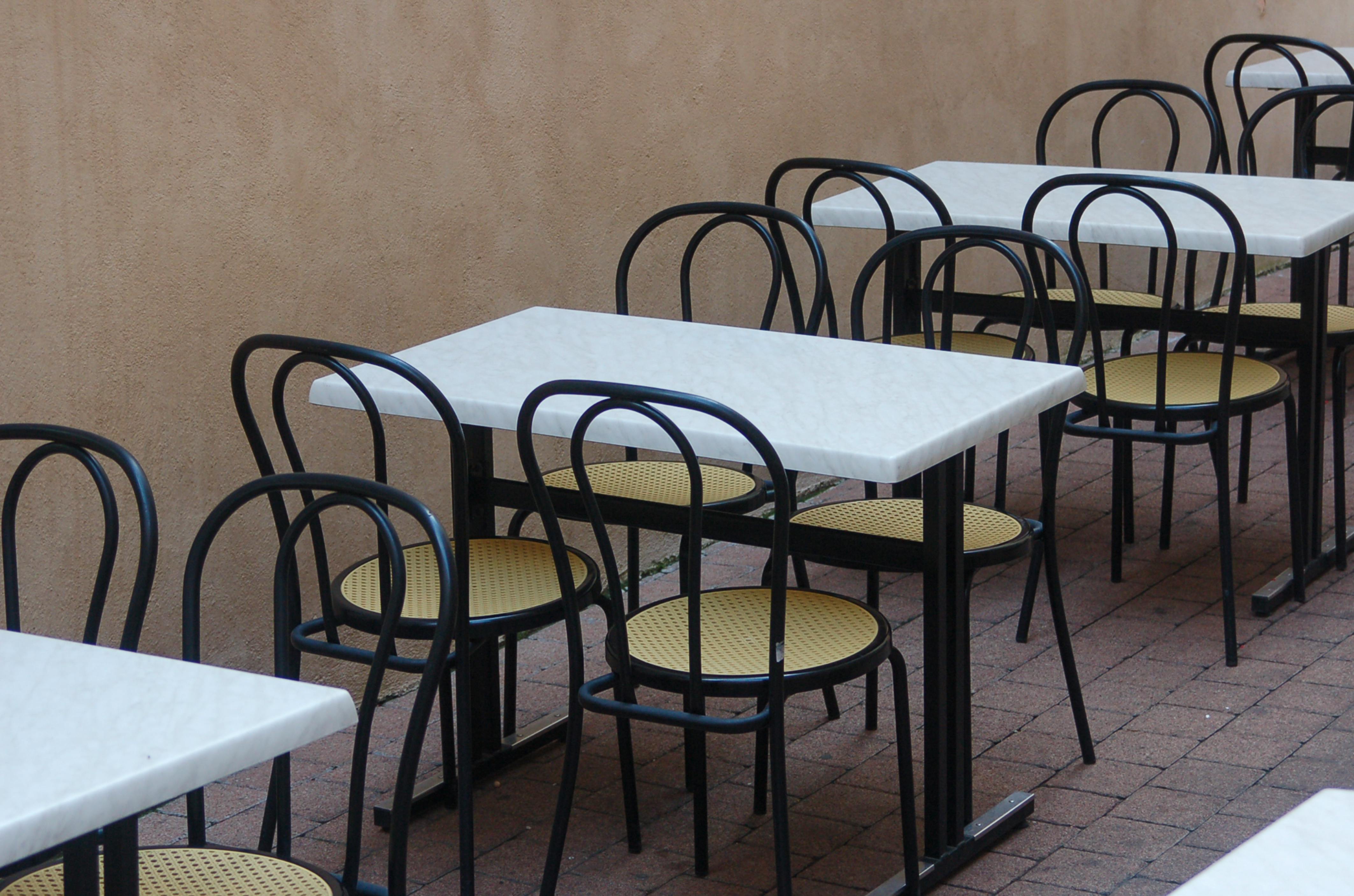 Colorful Chairs and Tables · Free Stock Photo