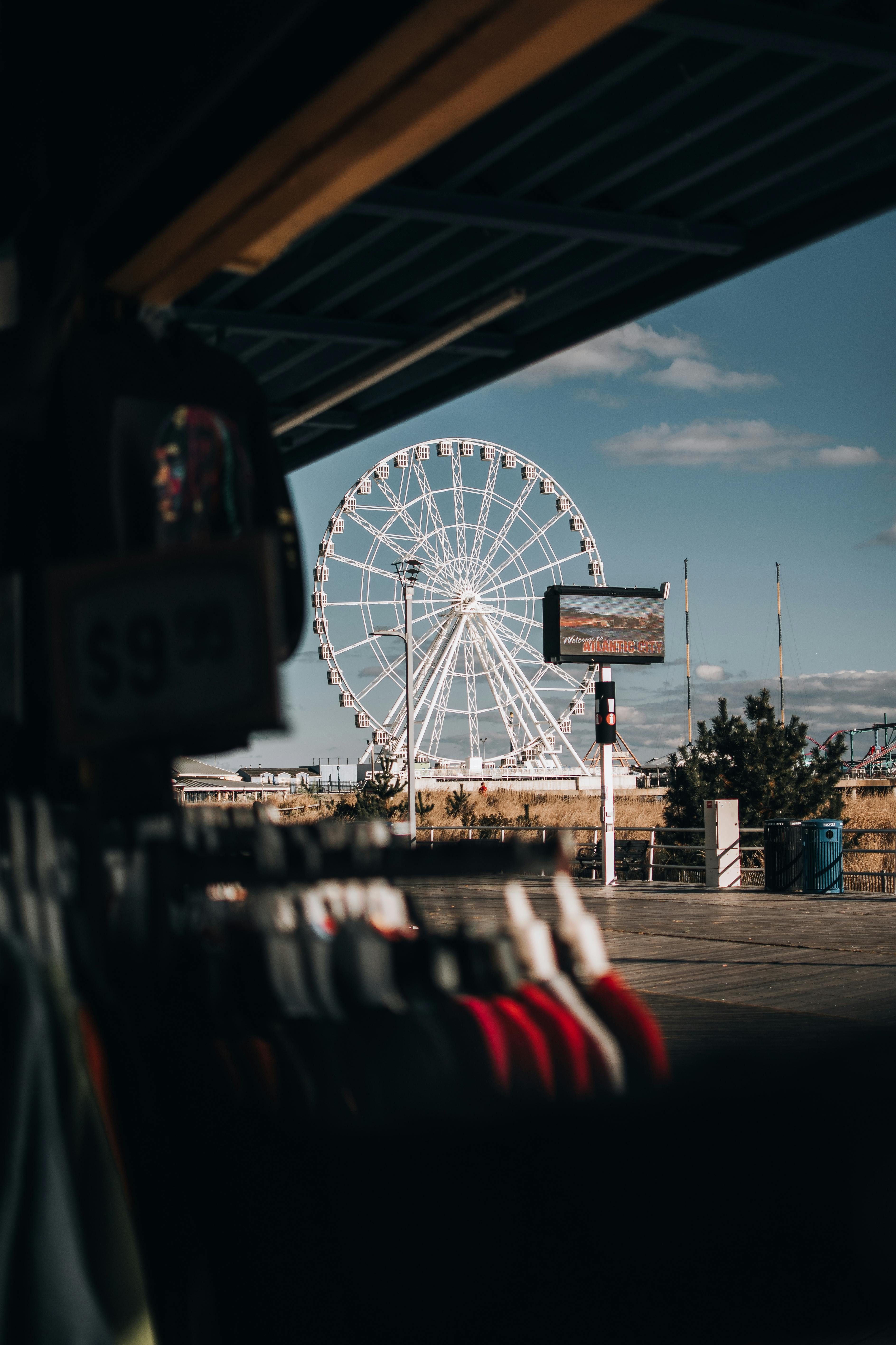 People Riding a Ferris Wheel · Free Stock Photo