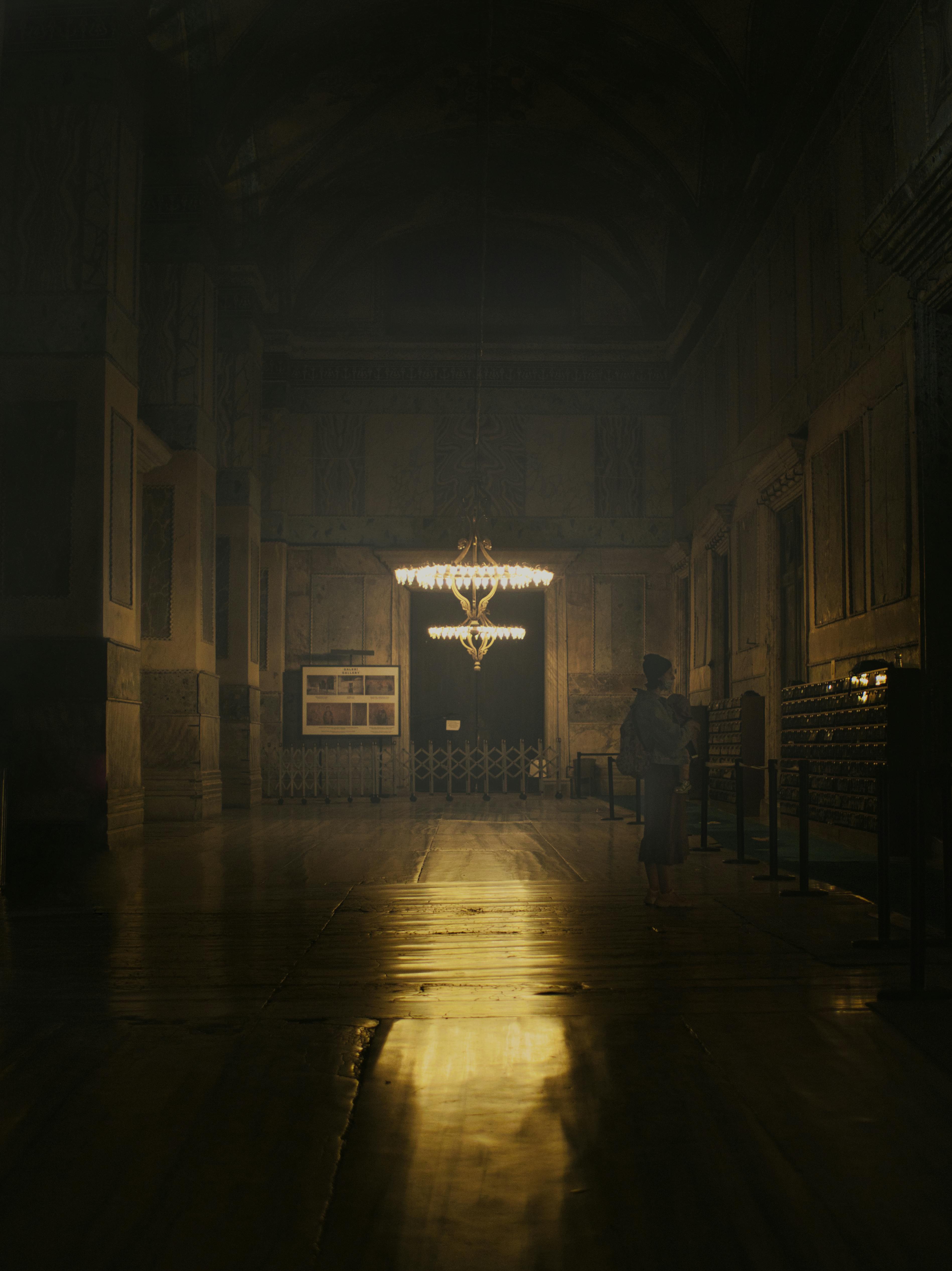 A Person in a Dark Room · Free Stock Photo