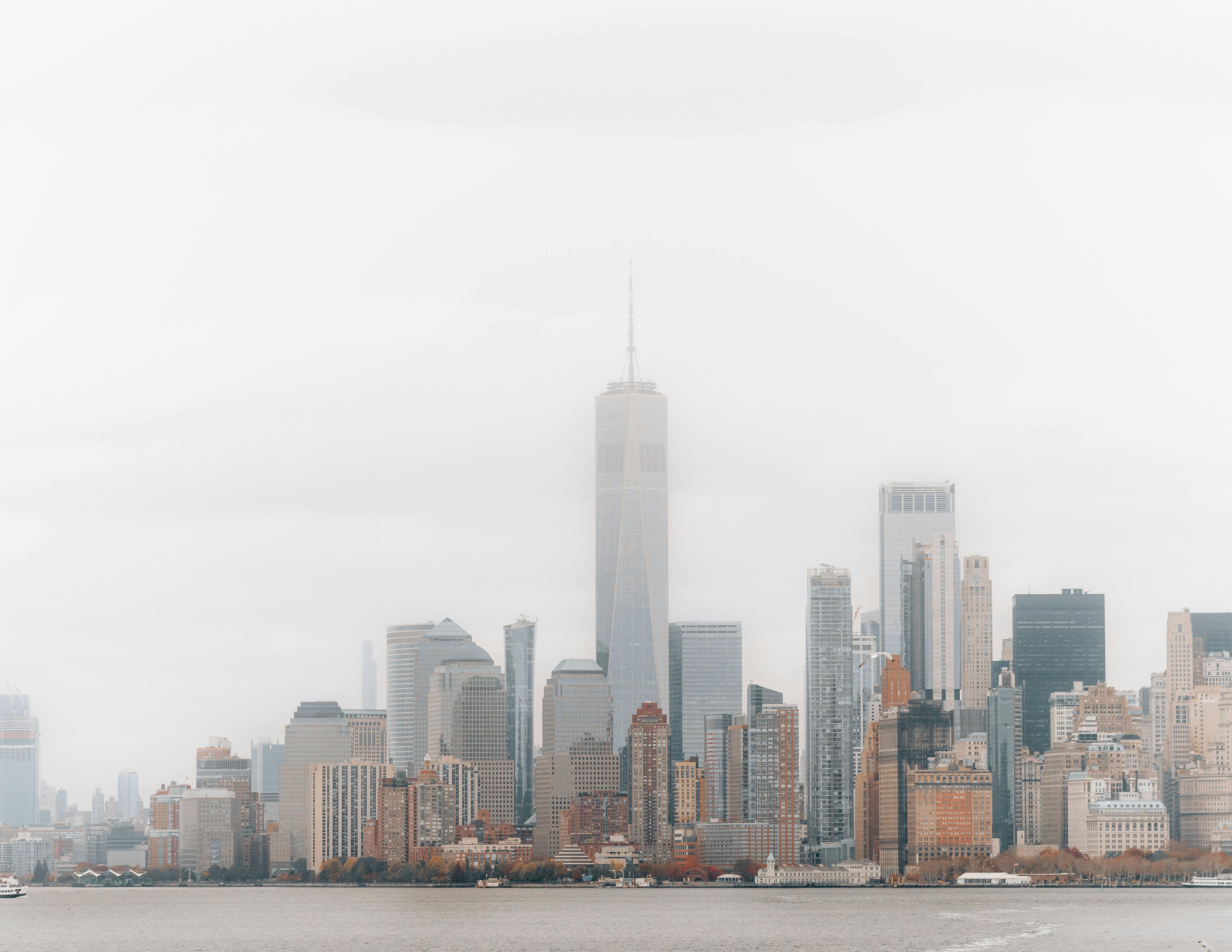 City Skyline Under White Sky · Free Stock Photo