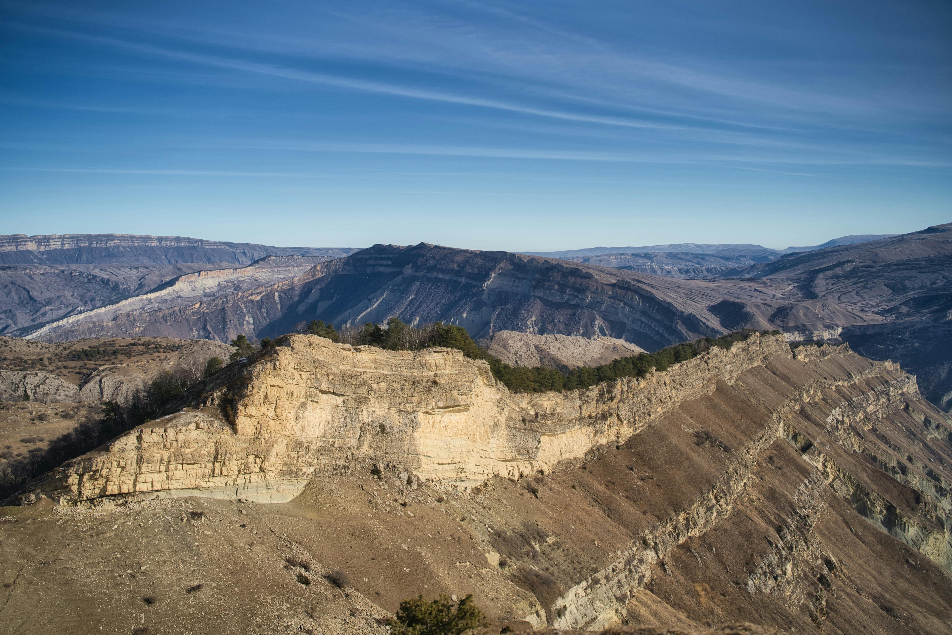 A View of a Mountain Range · Free Stock Photo