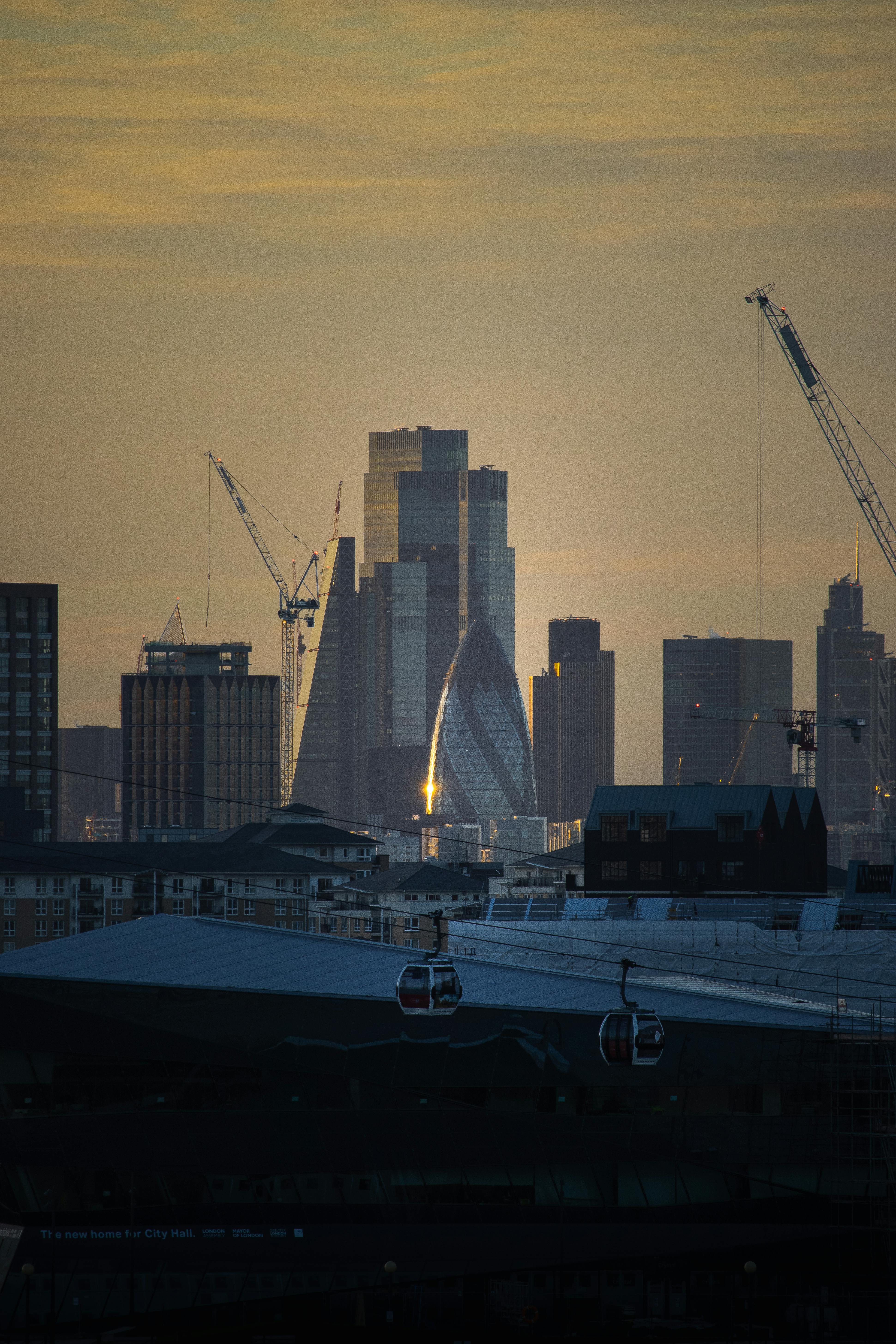 A City Buildings Under the Clear Sky · Free Stock Photo