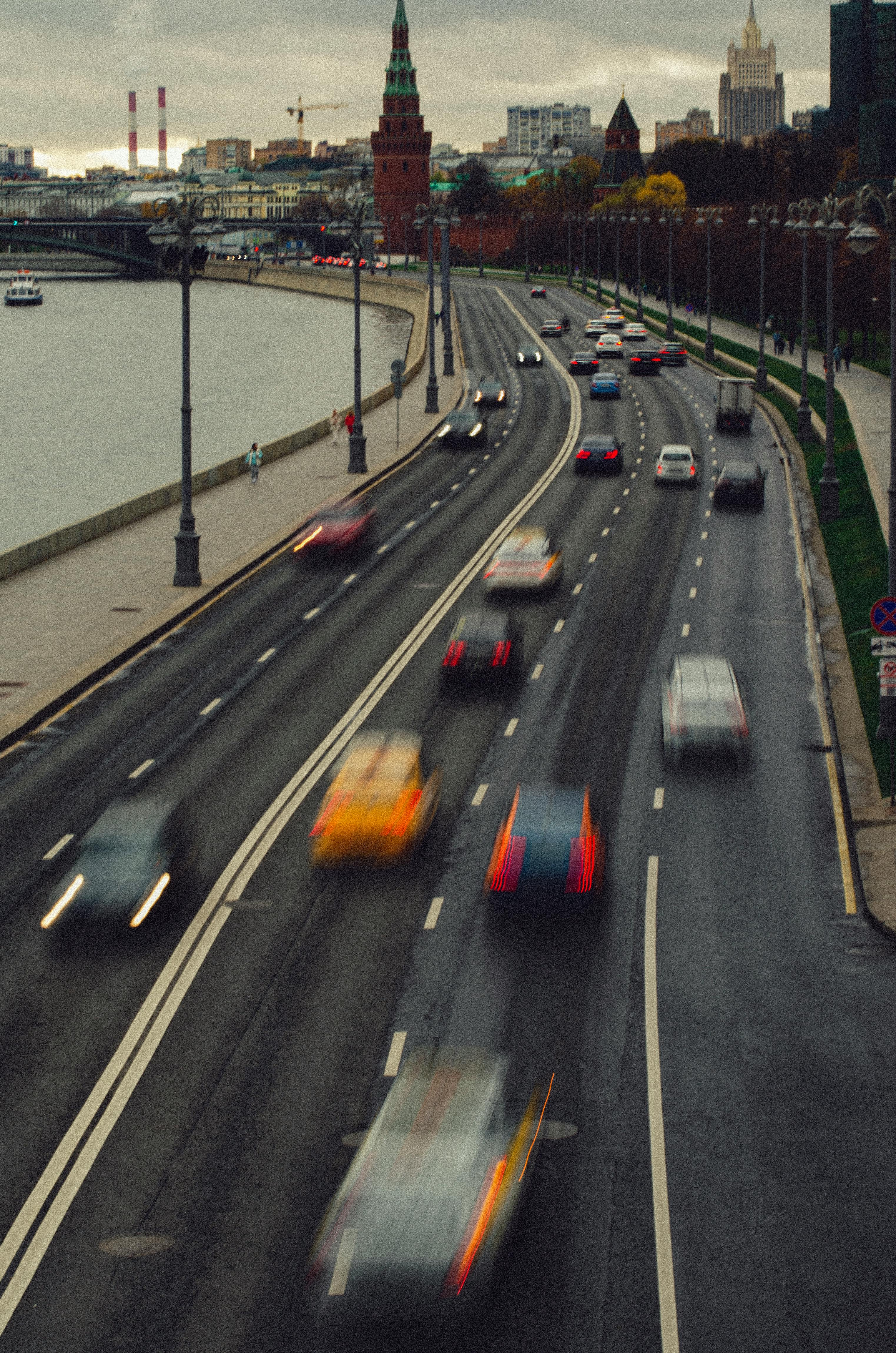 Vehicles on Road · Free Stock Photo