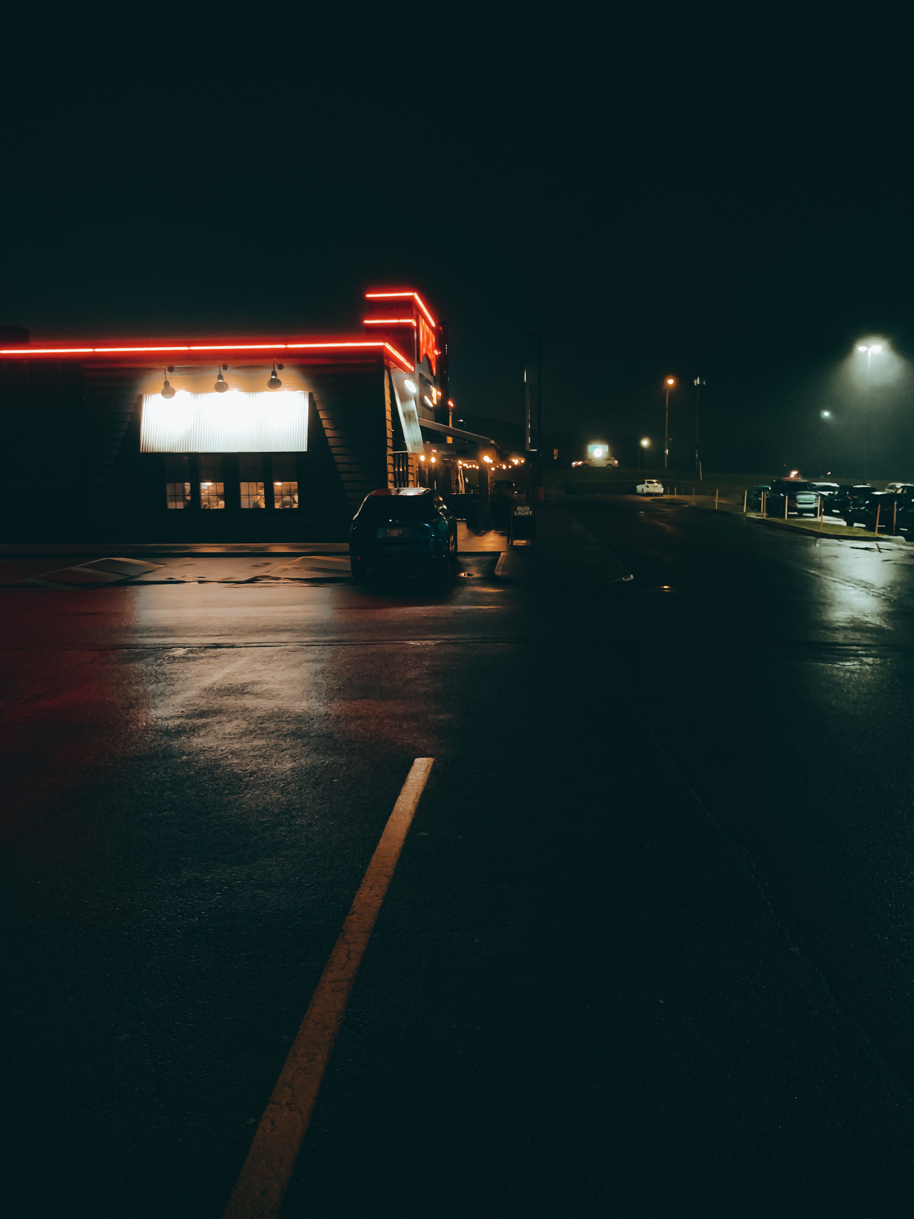 Gas Station at Night · Free Stock Photo