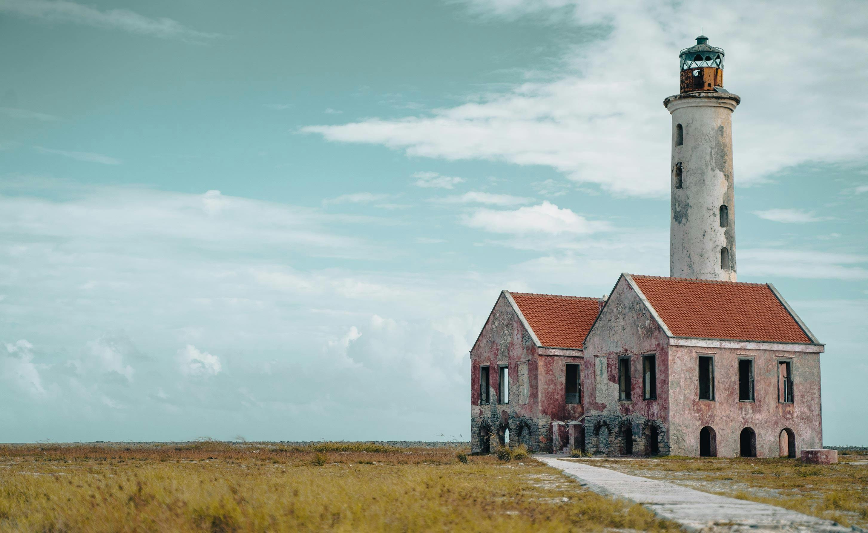 Klein Curacao Lighthouse Under Blue Sky · Free Stock Photo