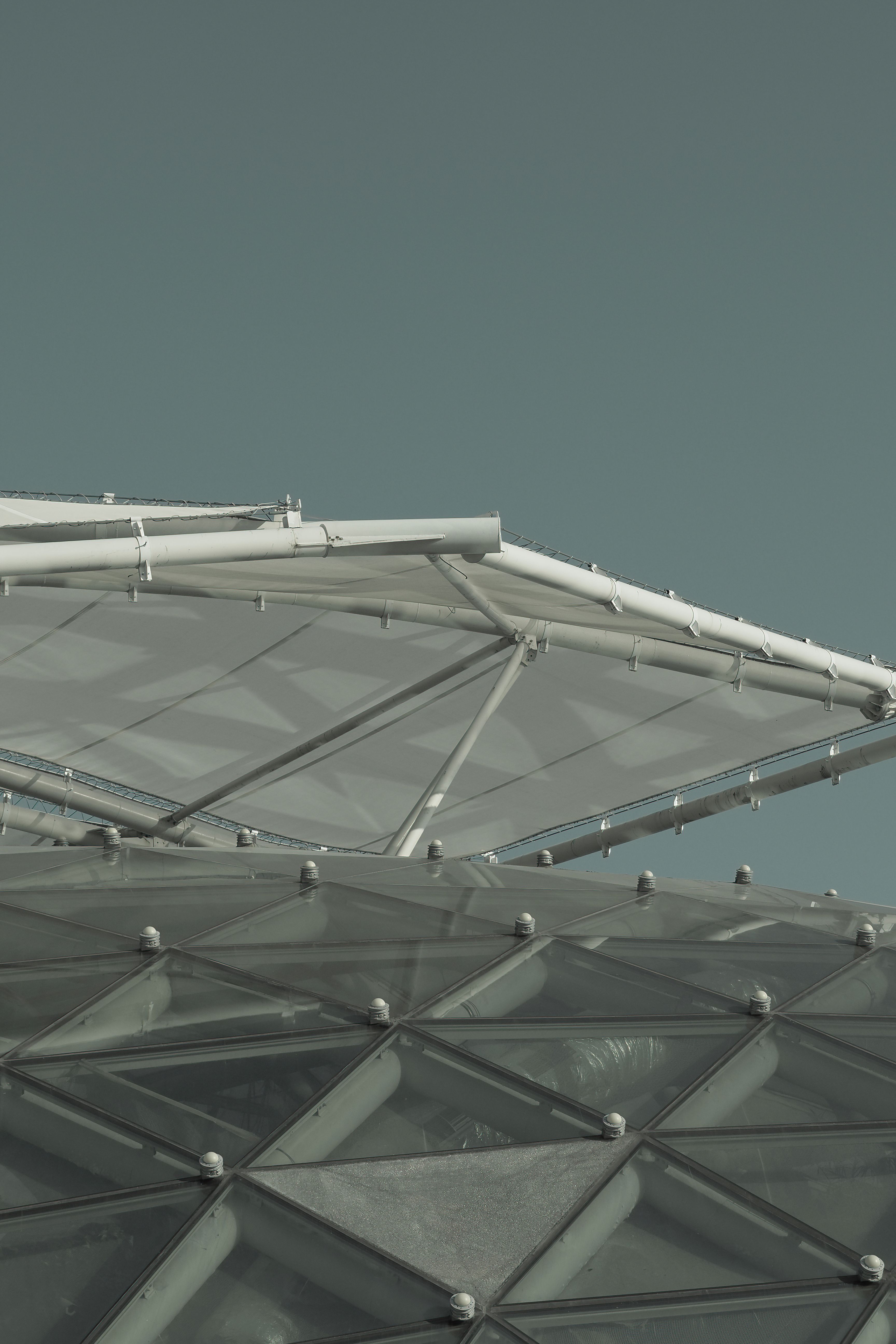 Glass Roof of a Modern Building · Free Stock Photo