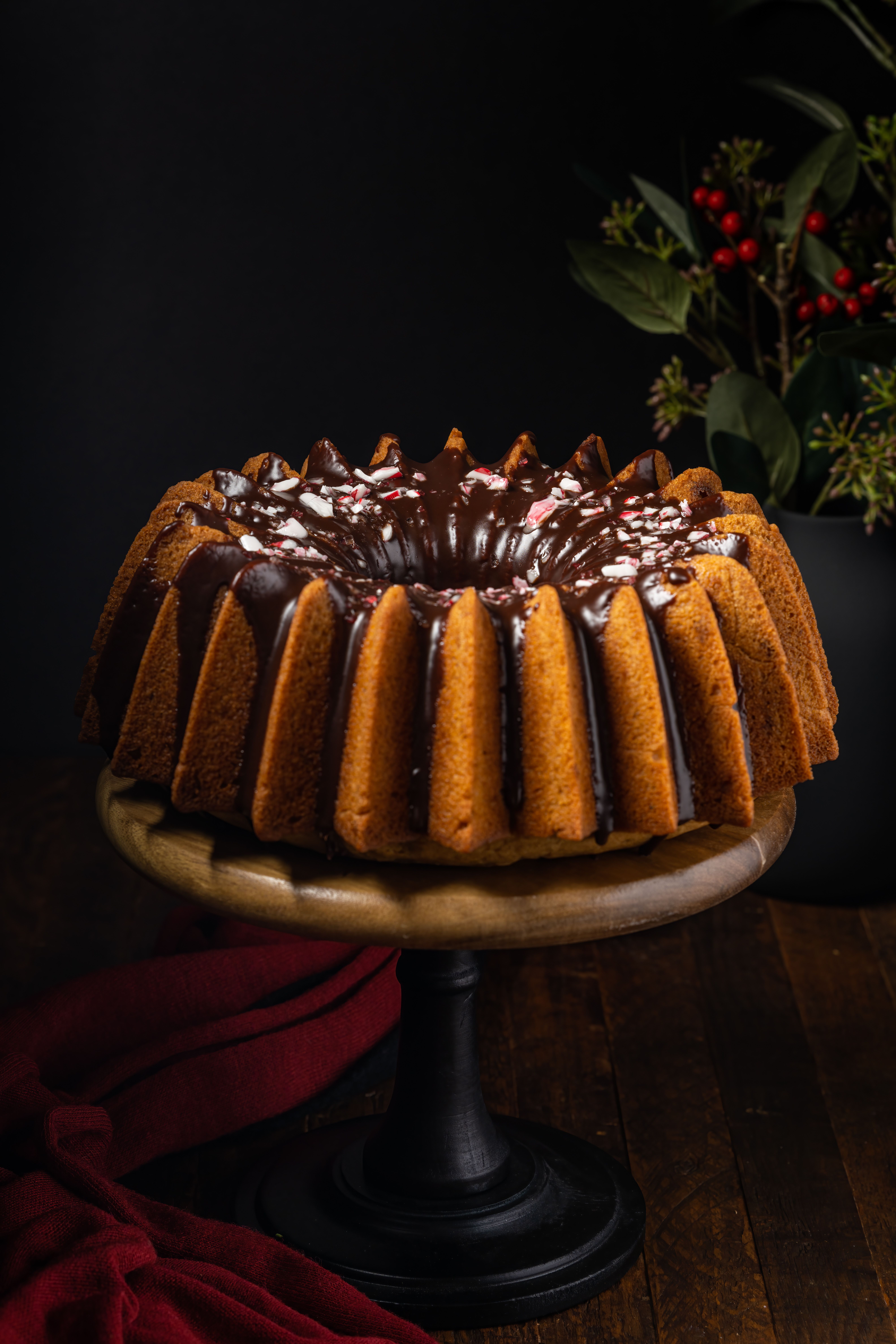 Chocolate Cake on a Stand · Free Stock Photo