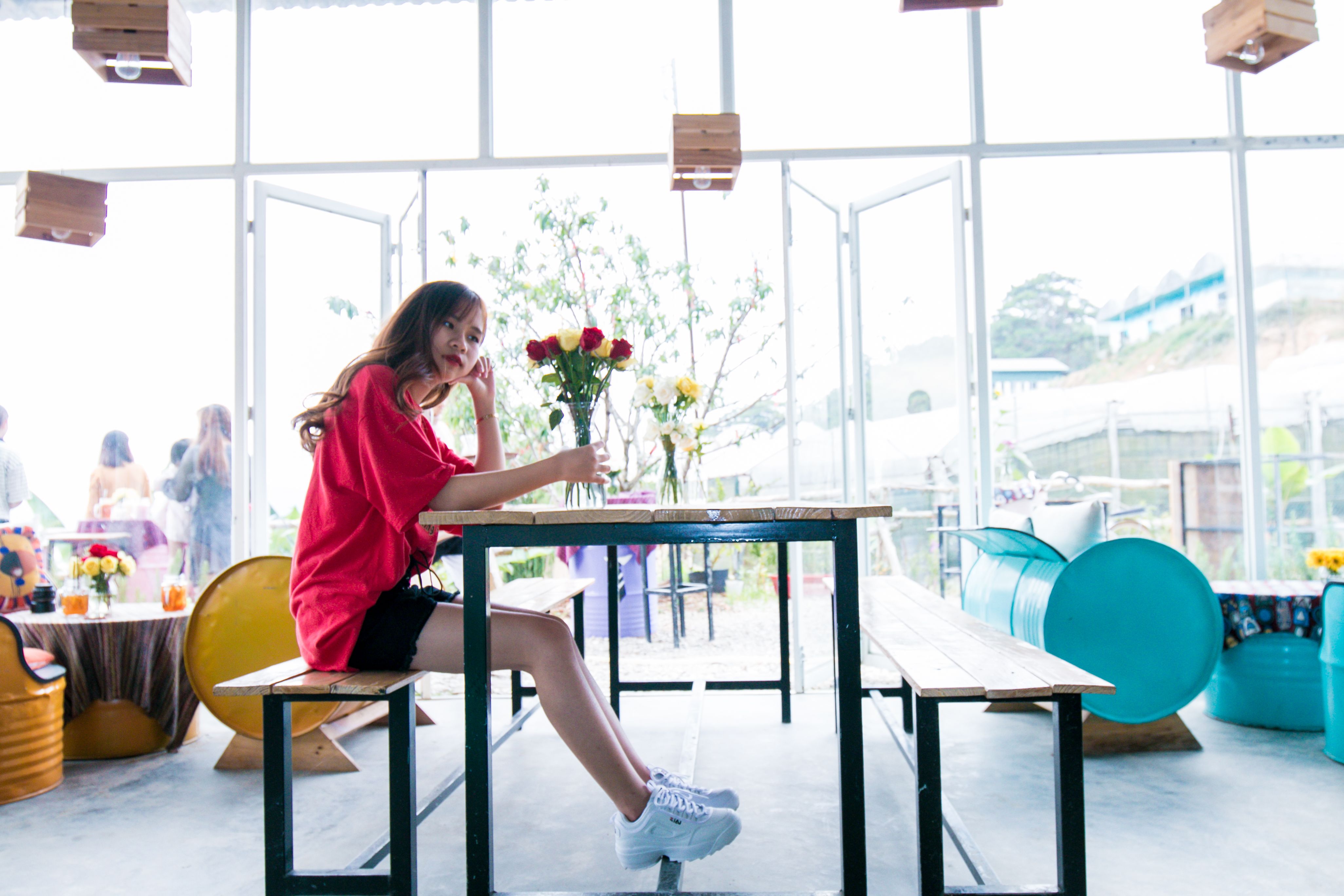 Three Women Posing On Different Angles · Free Stock Photo
