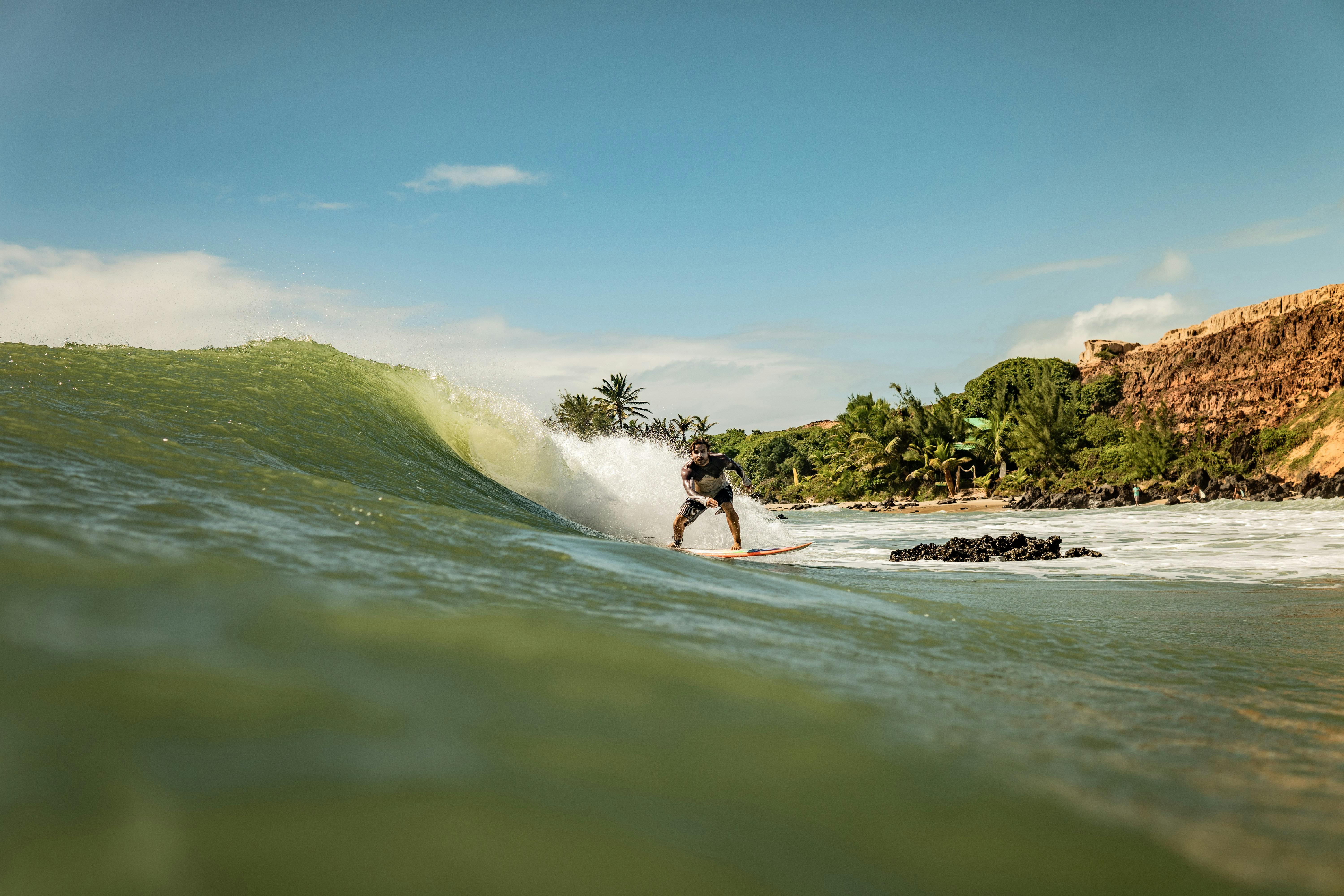 Surfer on Wave · Free Stock Photo
