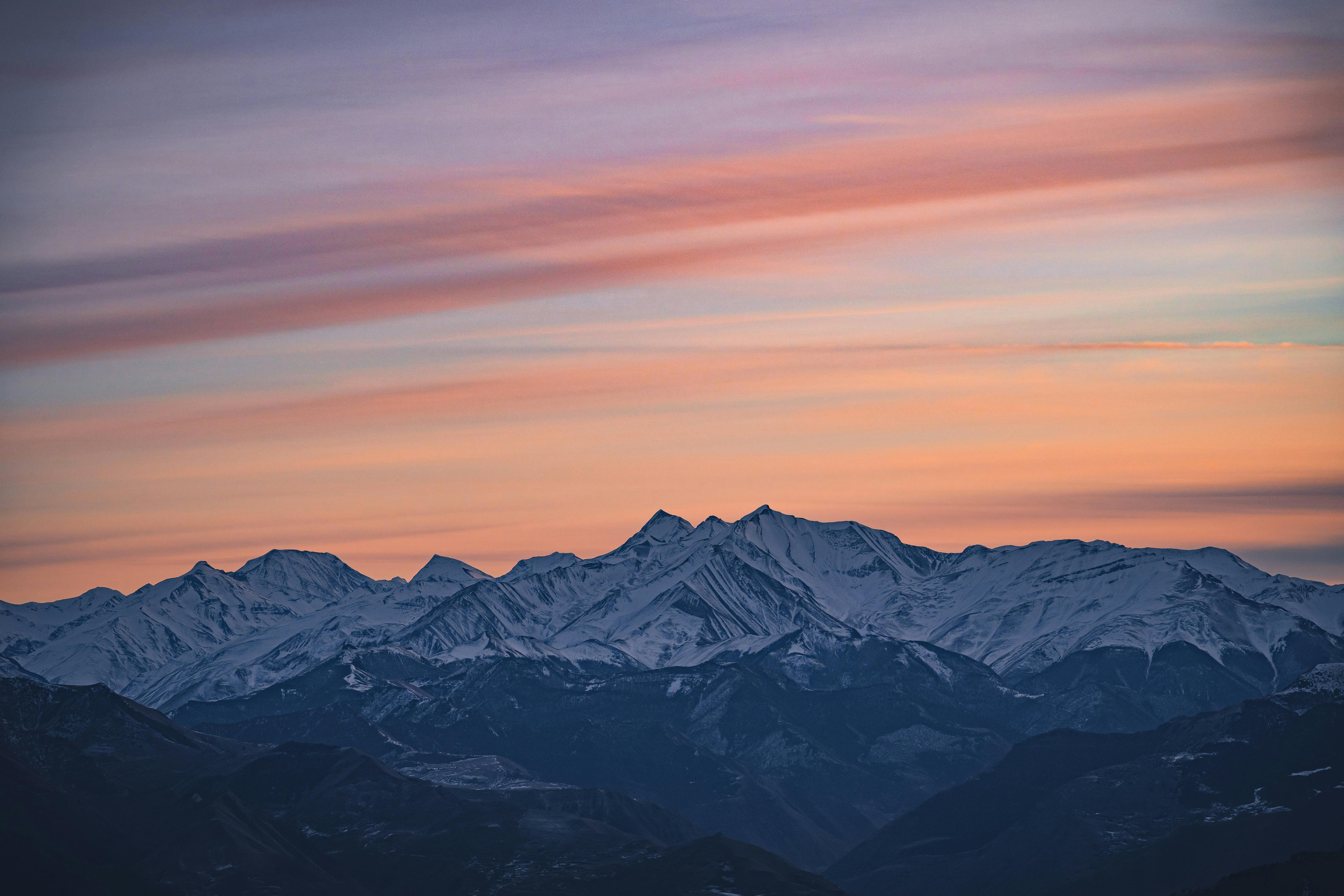 Mountains at Dusk · Free Stock Photo